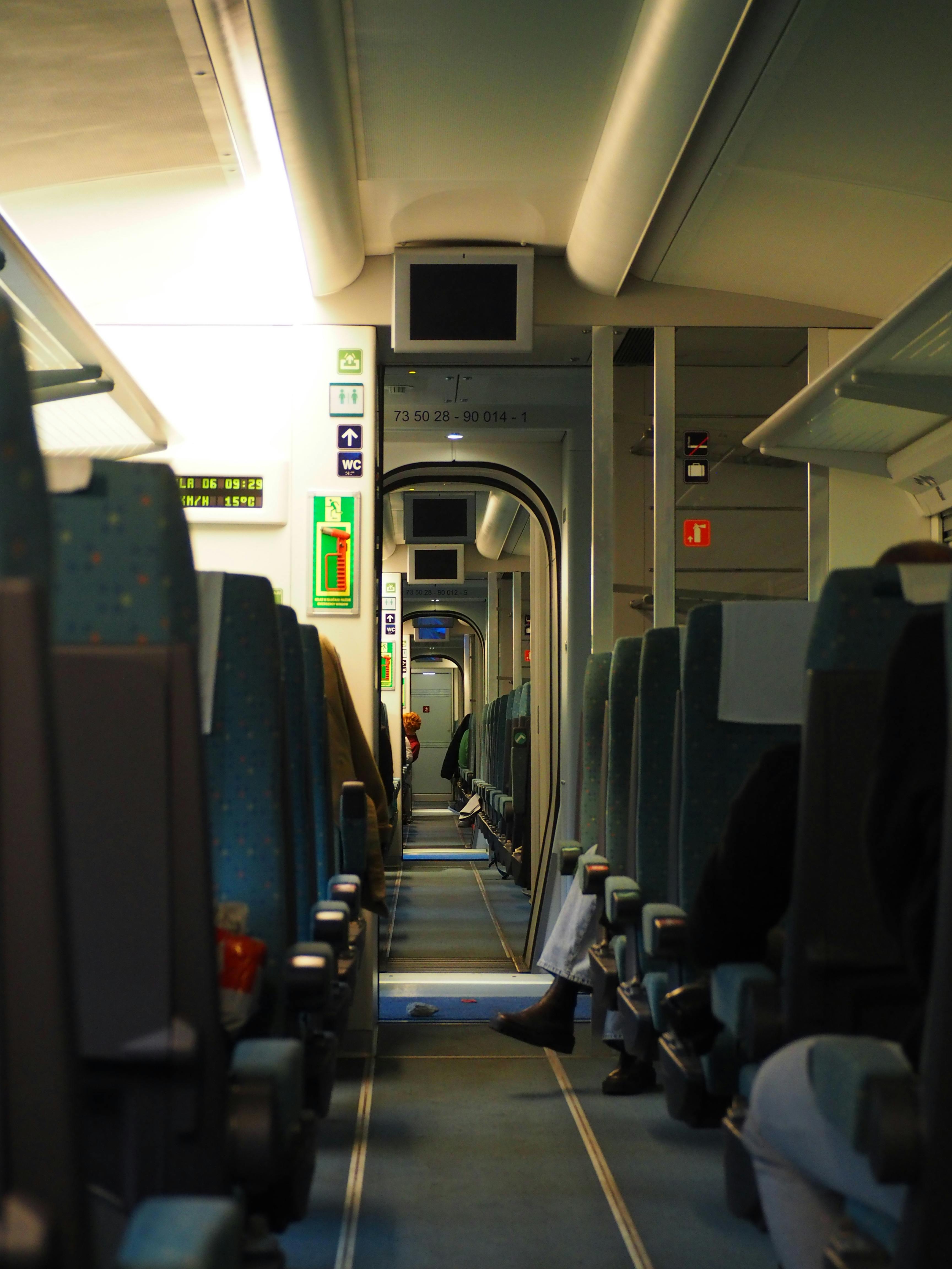 Interior of Train · Free Stock Photo