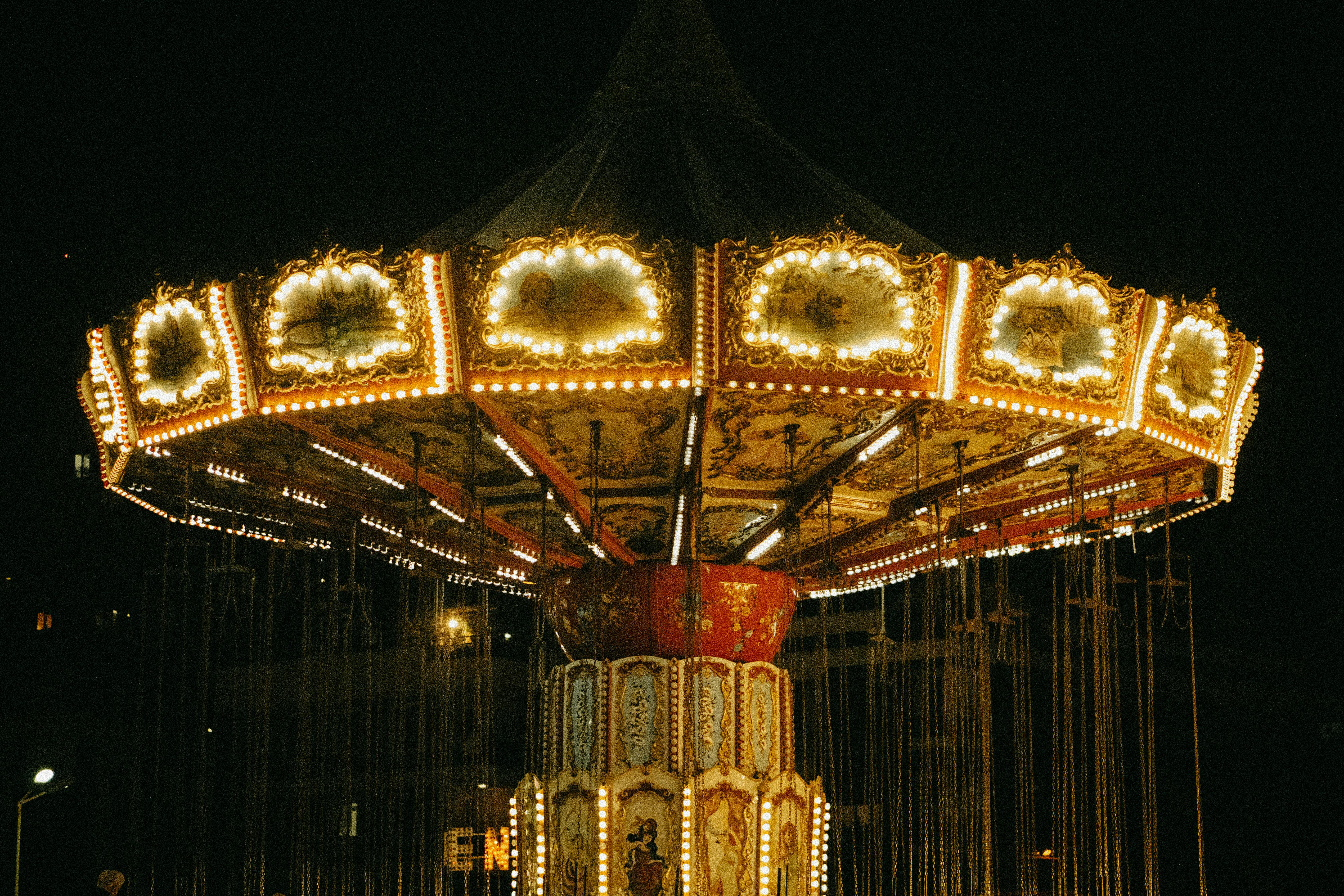 Carousel With Lights · Free Stock Photo