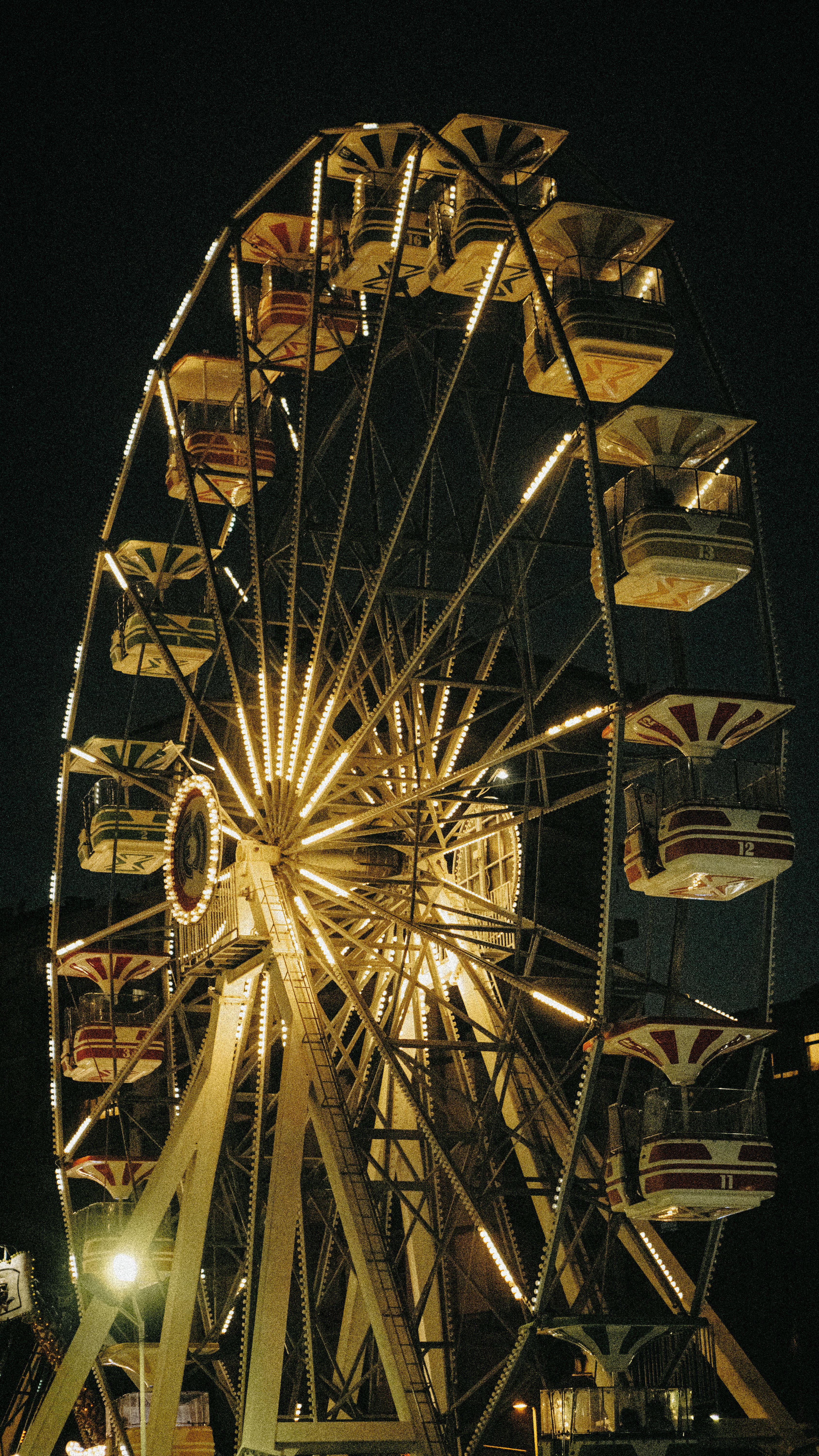 The Ferris Wheel Under the Starry Sky · Free Stock Photo