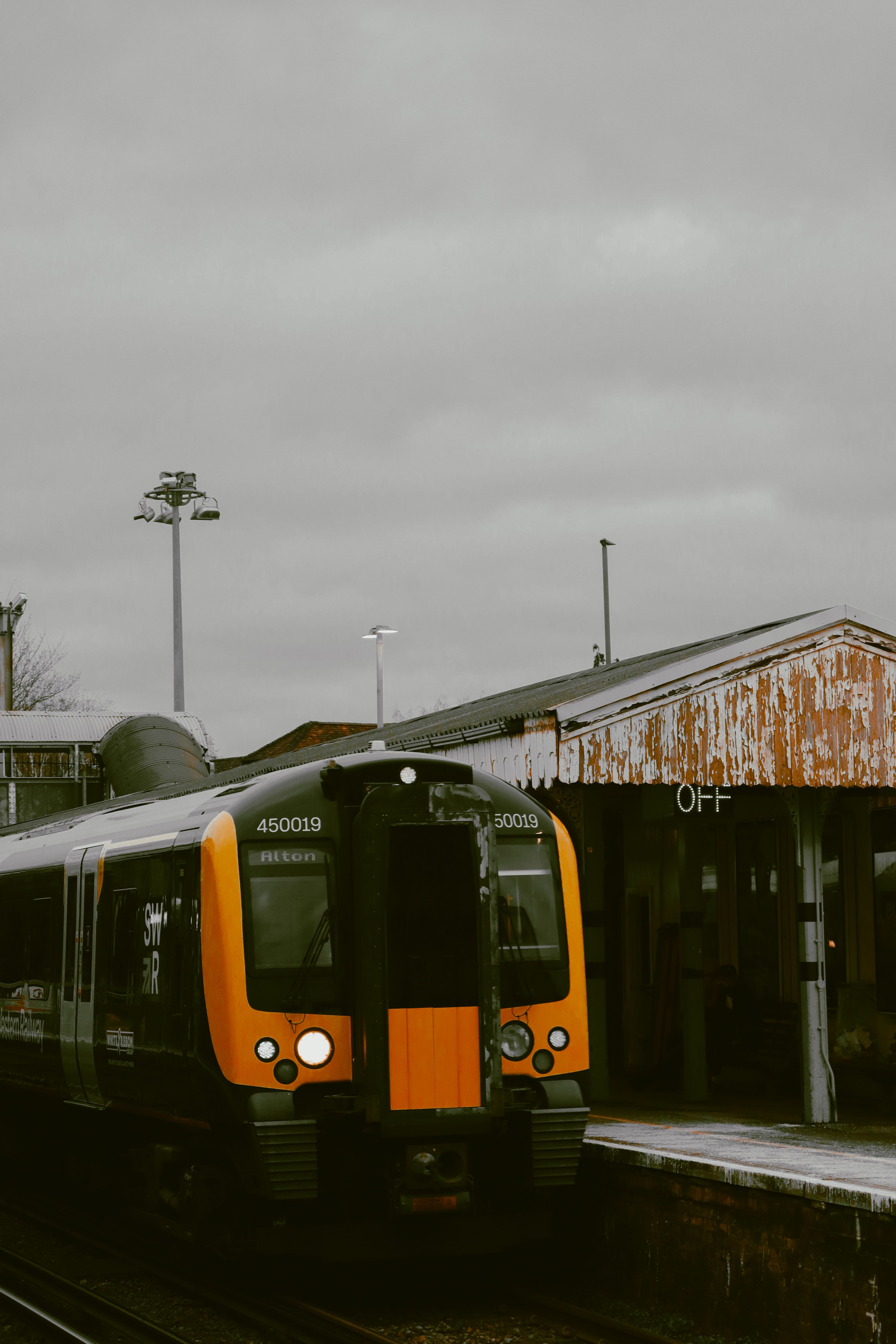 Modern Train in Downtown · Free Stock Photo