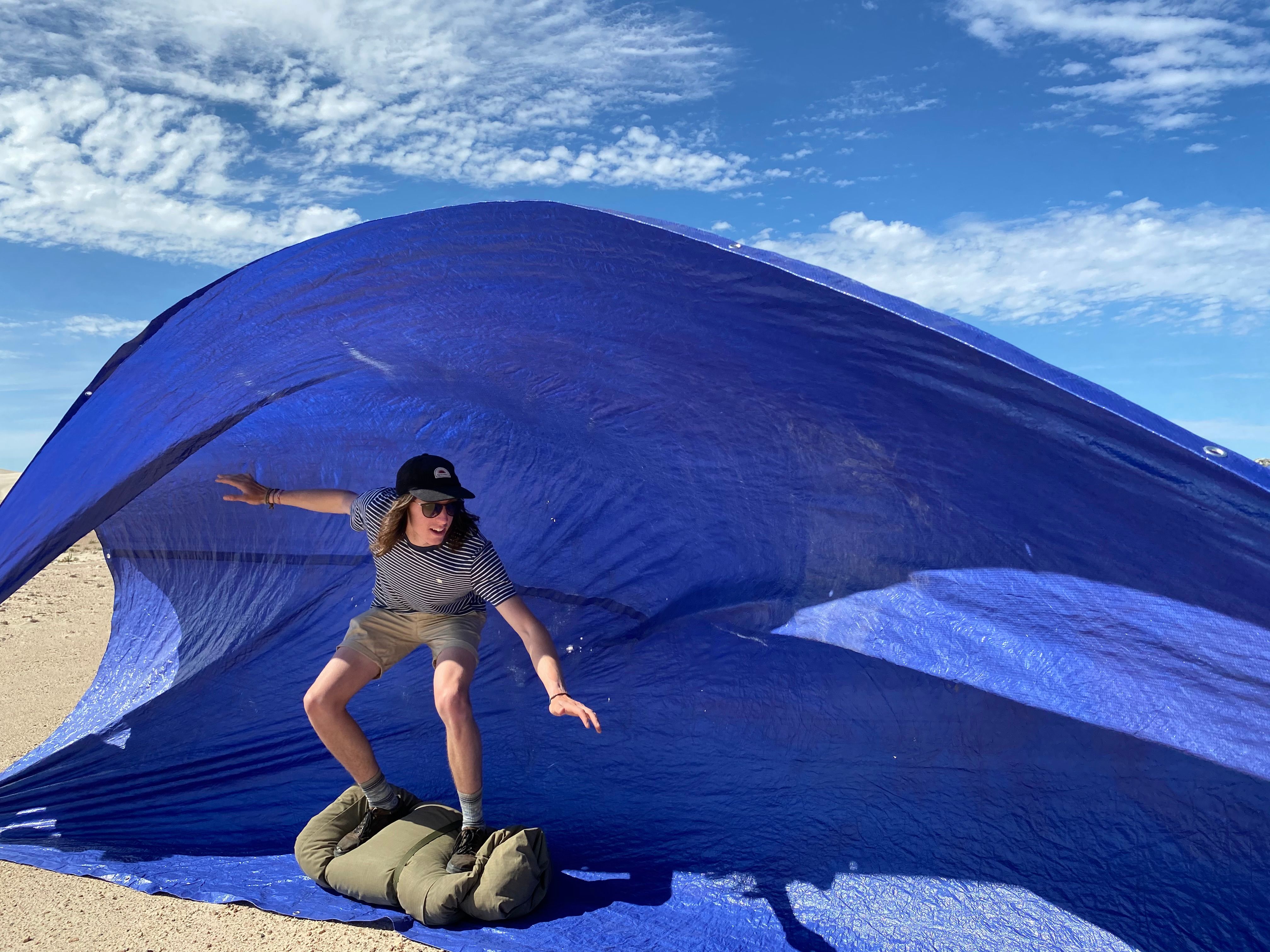 Man Pretending to Surf · Free Stock Photo