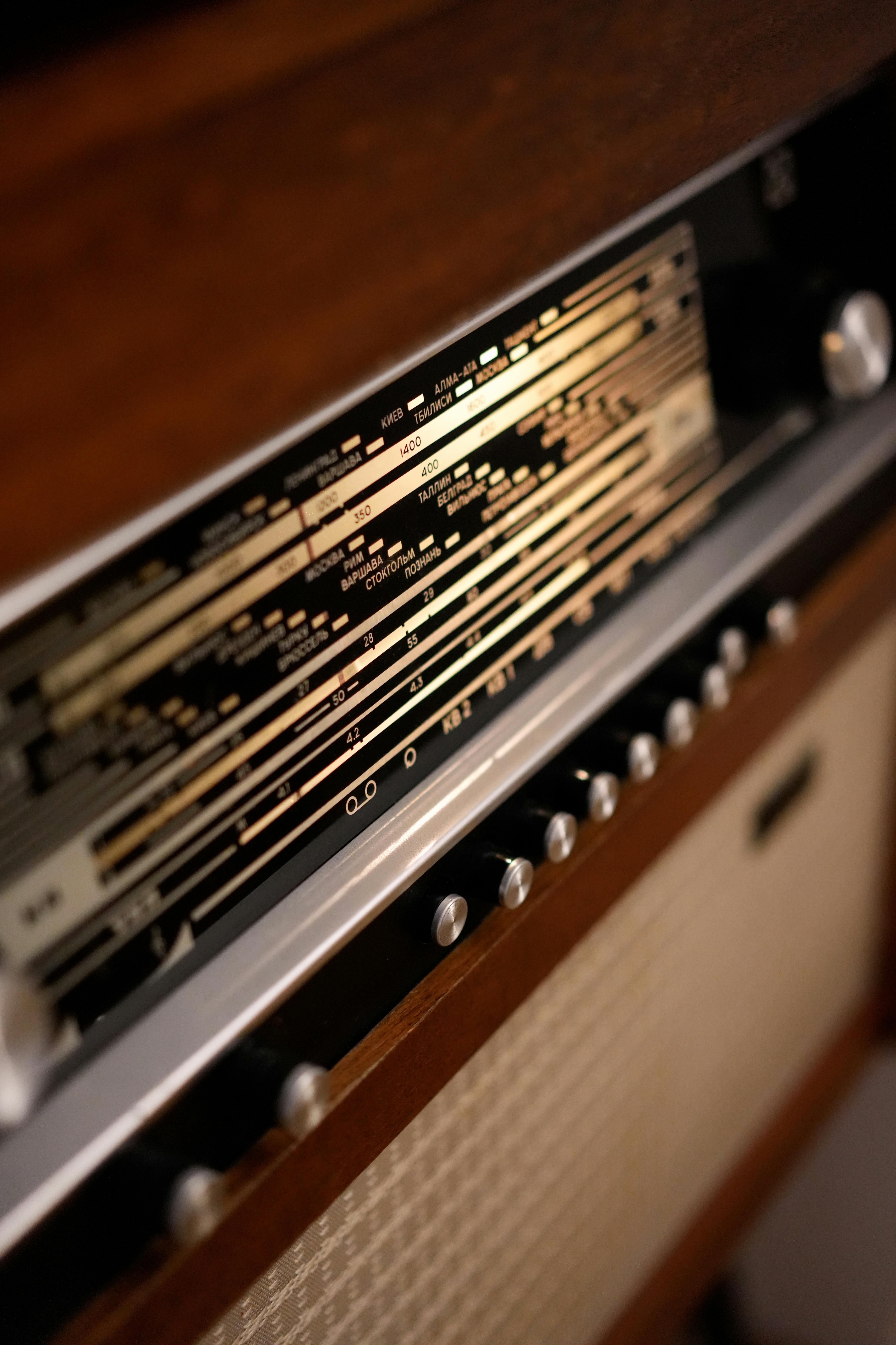 Close up of Vintage Radio Screen · Free Stock Photo