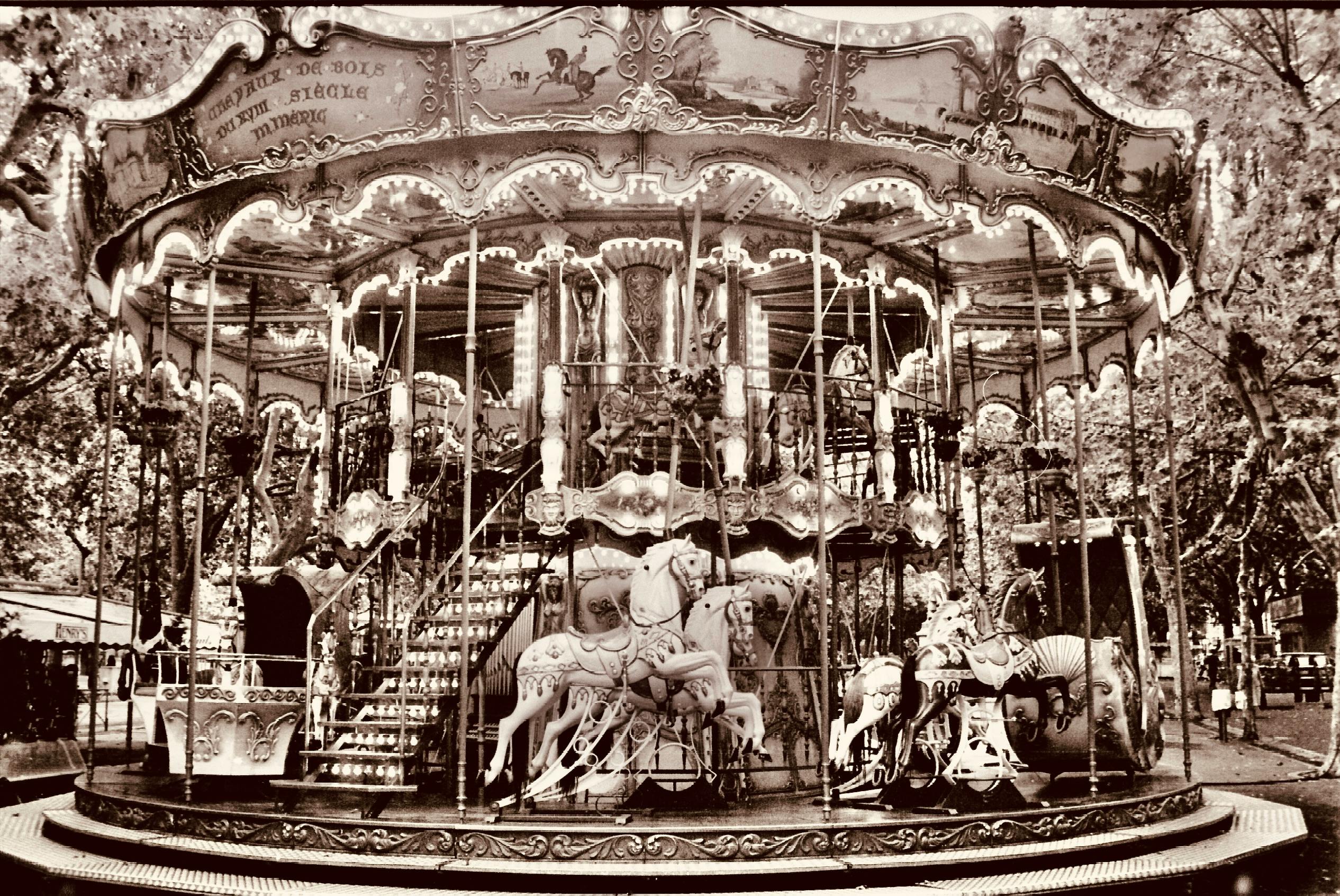 Carousel at a Funfair · Free Stock Photo