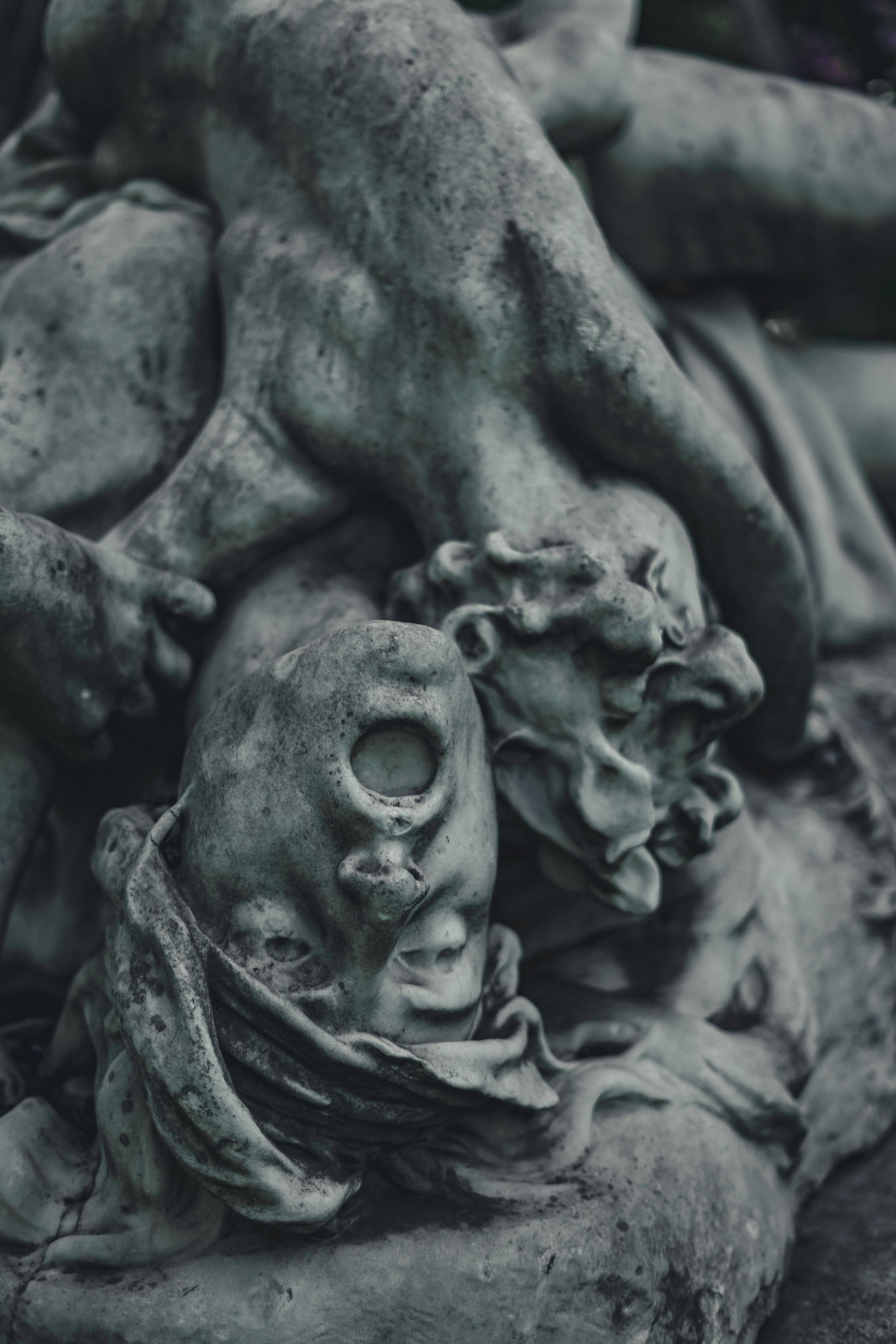 Close up of Screaming Sculpture · Free Stock Photo