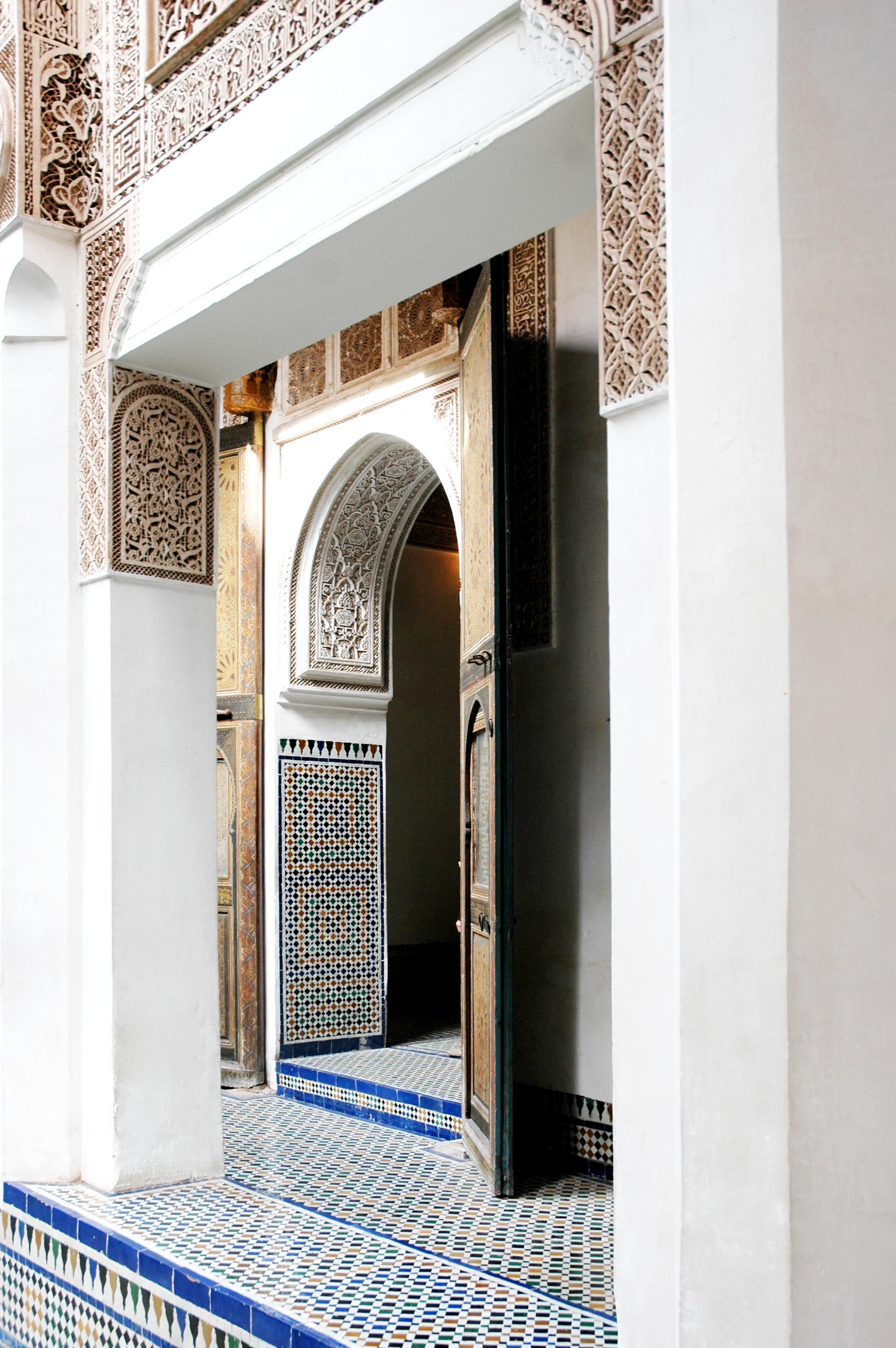 Ornate Mosque Entrance · Free Stock Photo