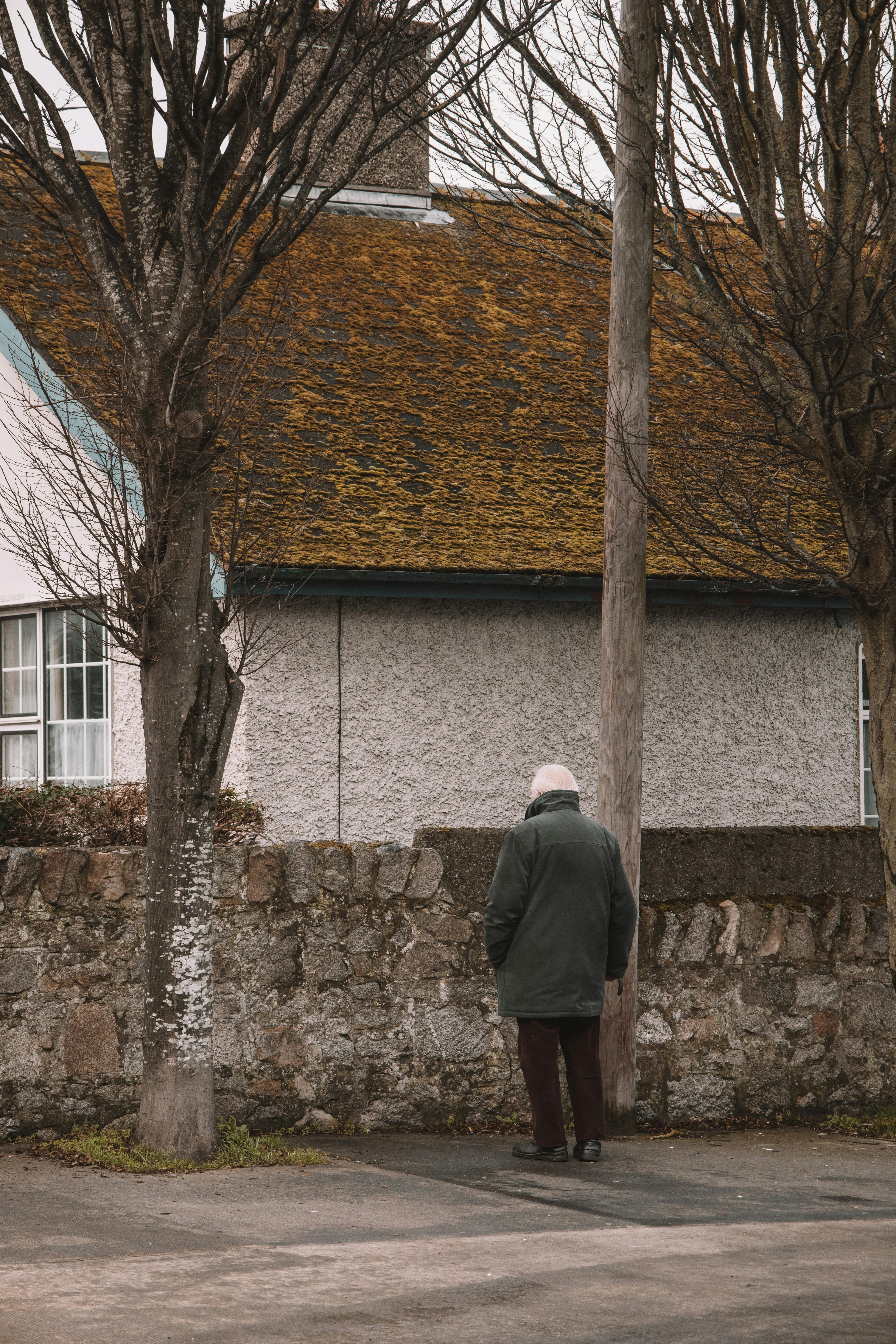 Man Standing on Sidewalk · Free Stock Photo