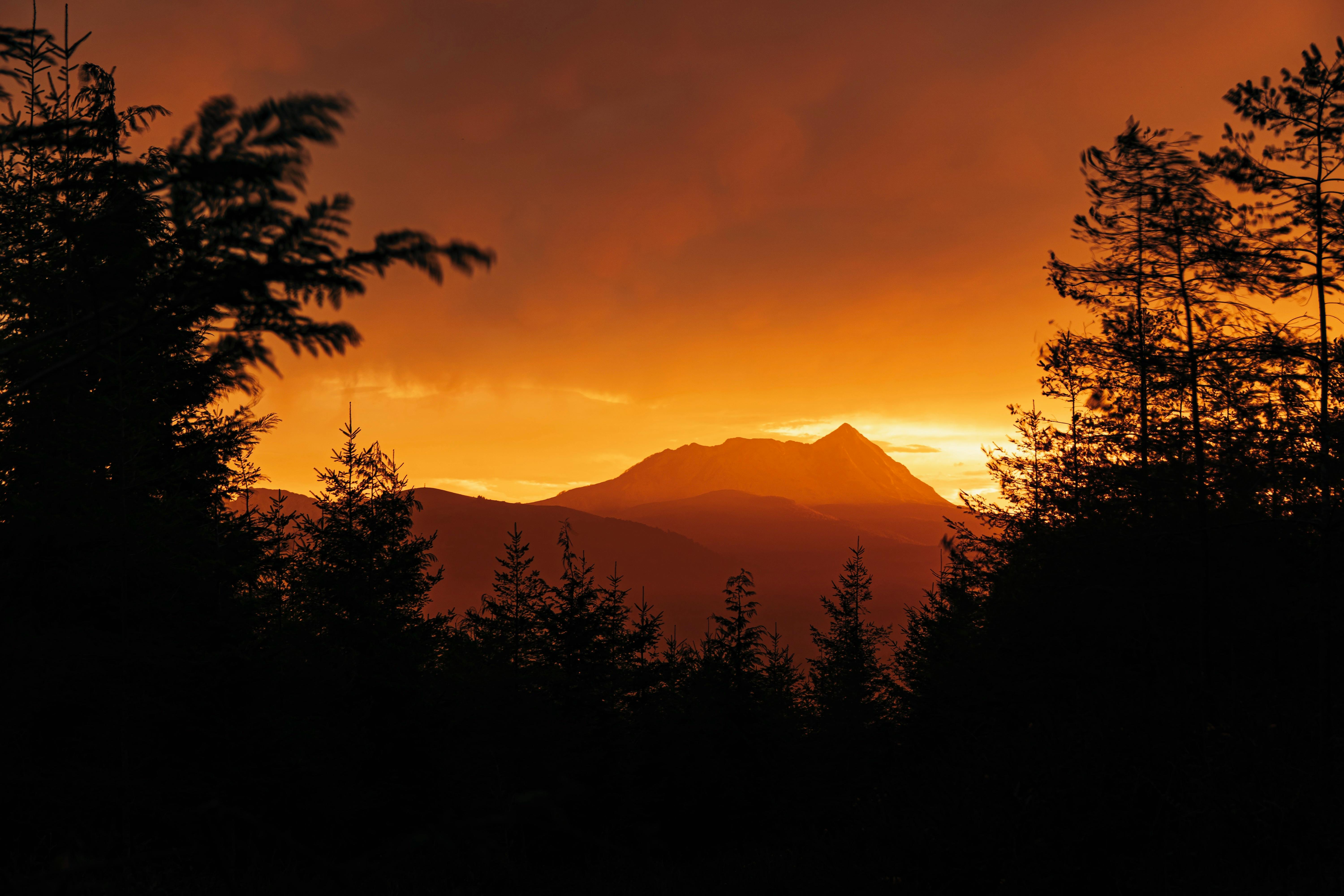 Aerial Photography of Sunset · Free Stock Photo