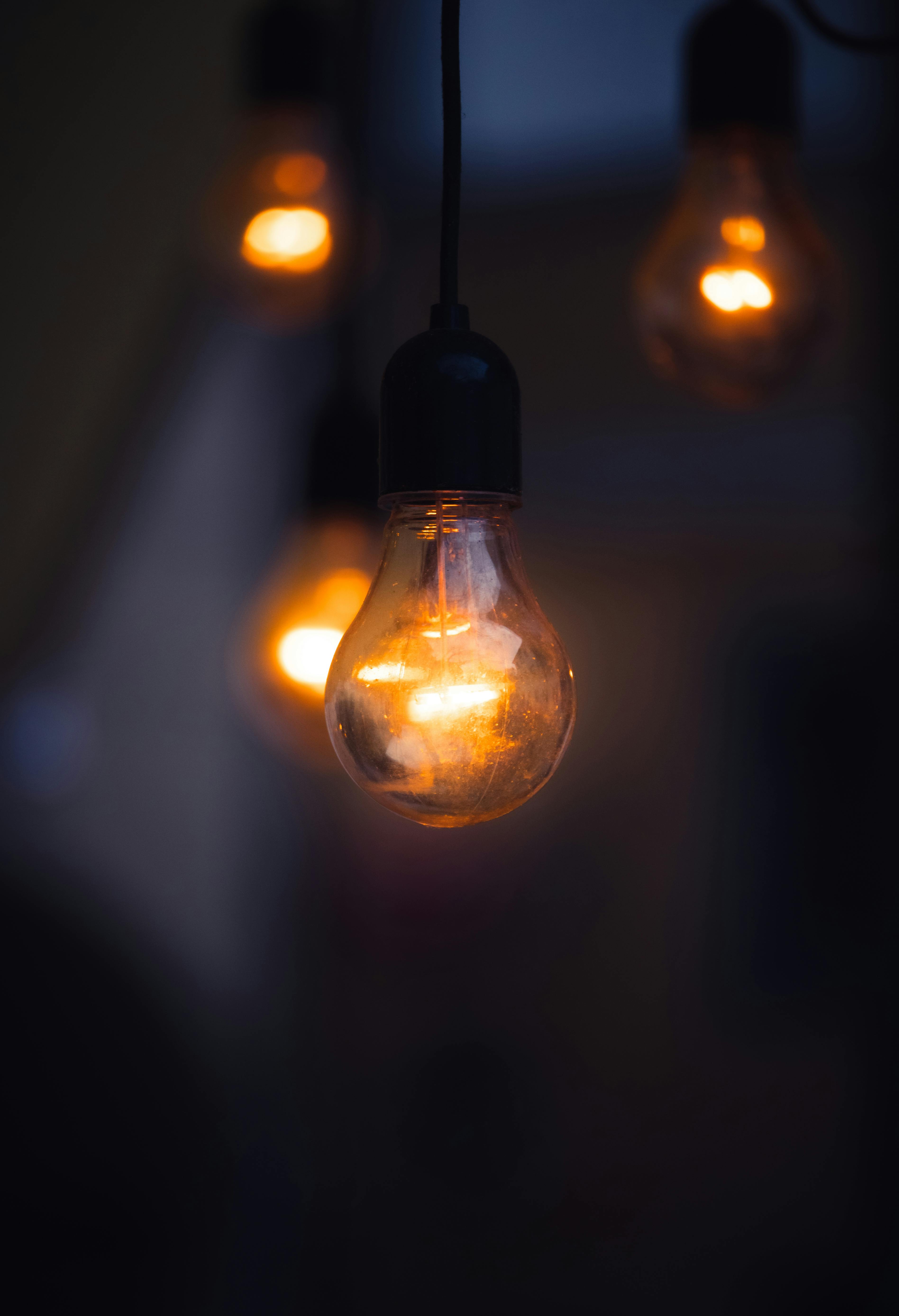 Hanging Light Bulb · Free Stock Photo