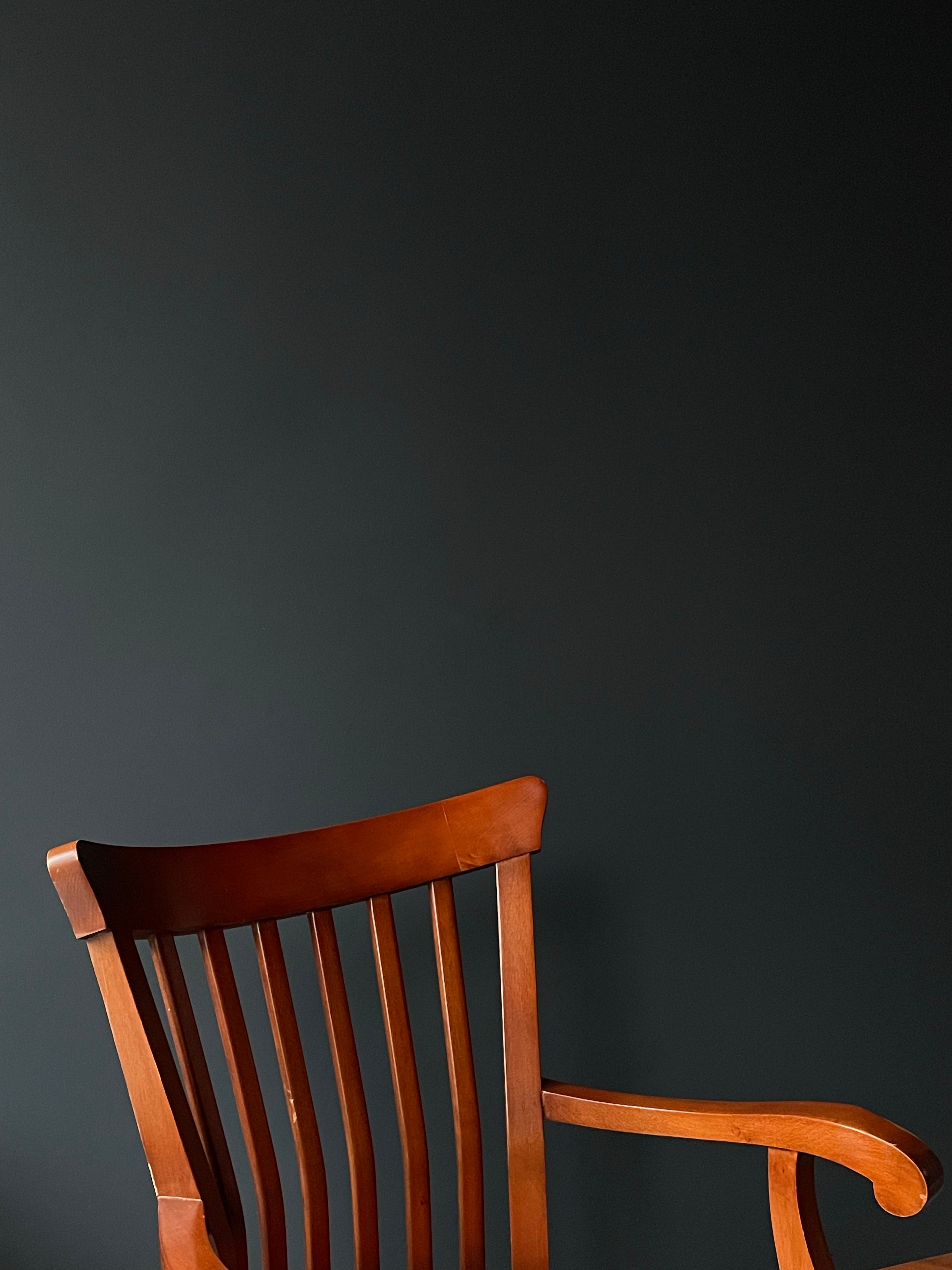 Wooden Chair on Black Background · Free Stock Photo