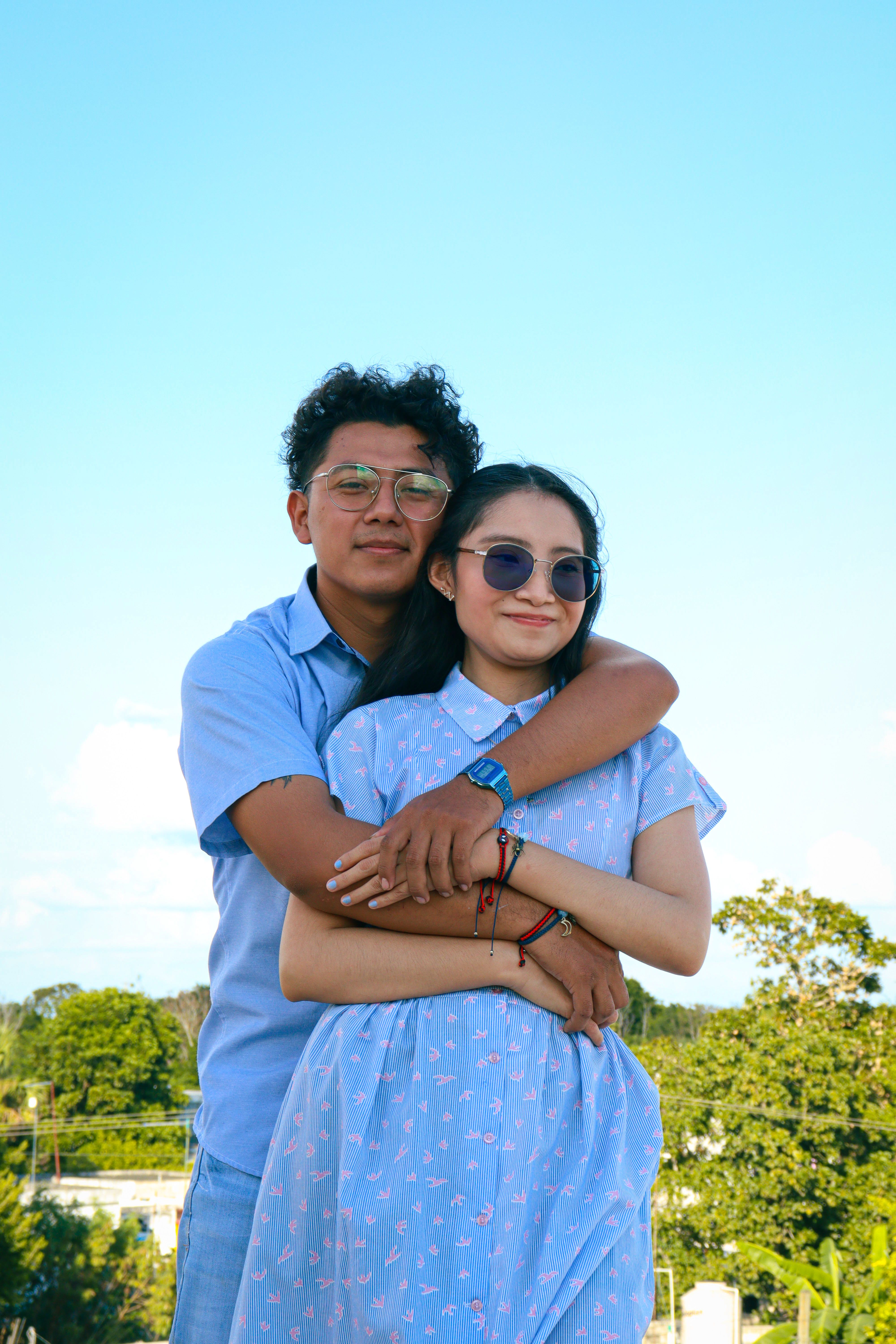 Woman and Man Together Looking in Eyes · Free Stock Photo