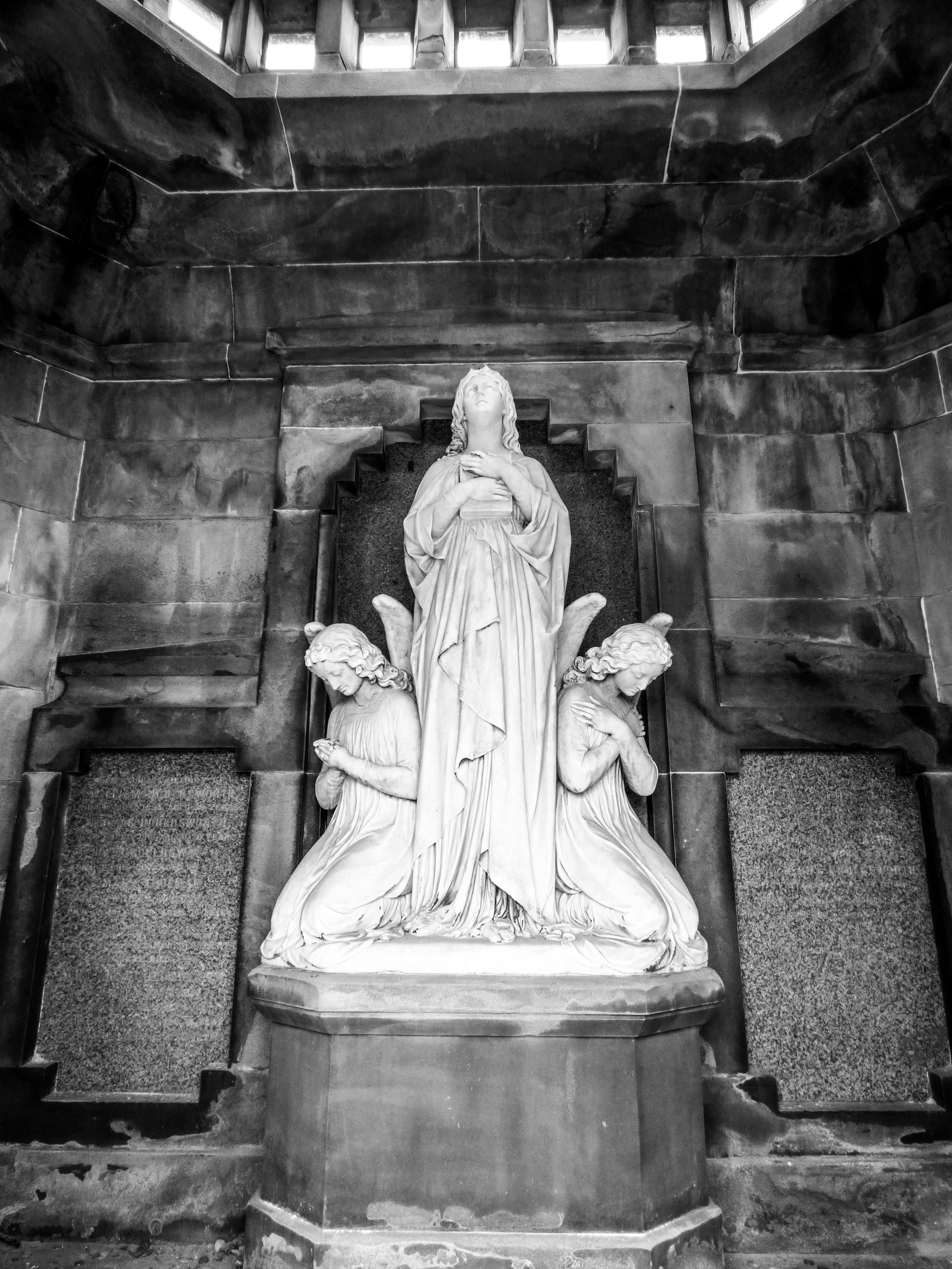 Foto de stock gratuita sobre ángeles, fotos en blanco y negro ...