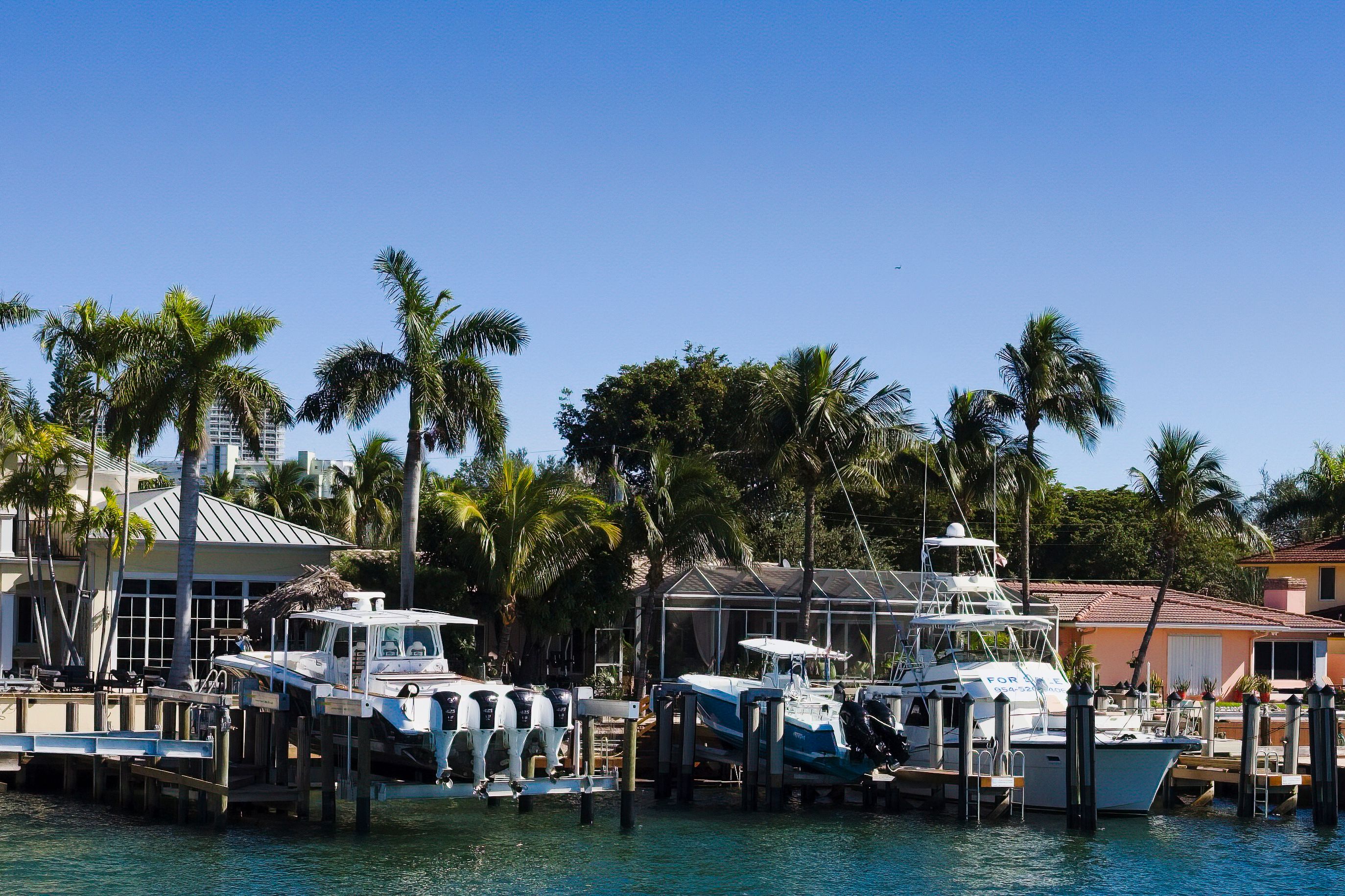 Yachts in a Tropical Harbor · Free Stock Photo