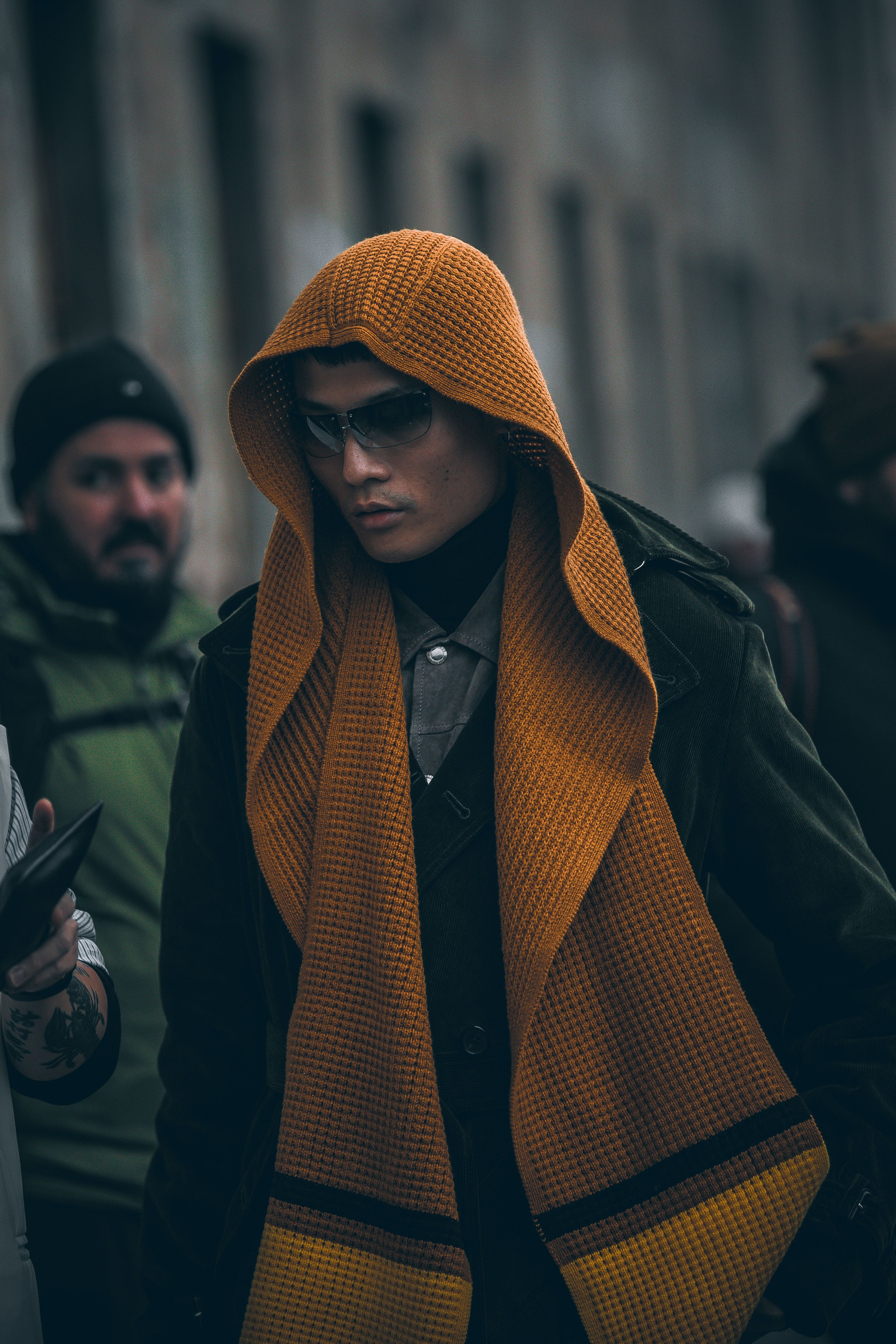 Portrait of Man with Scarf · Free Stock Photo
