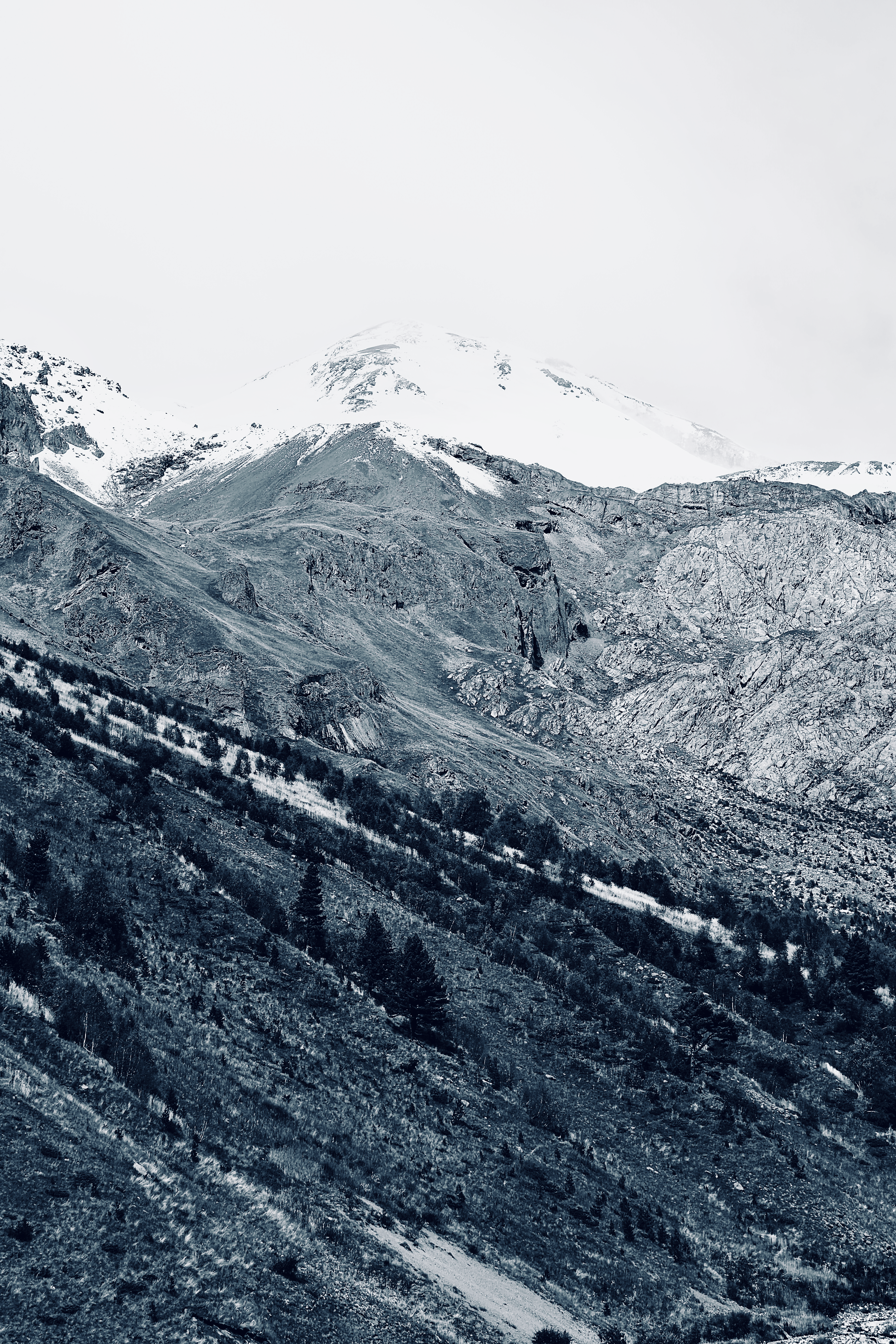 Mountain and Slope in Birds Eye View · Free Stock Photo