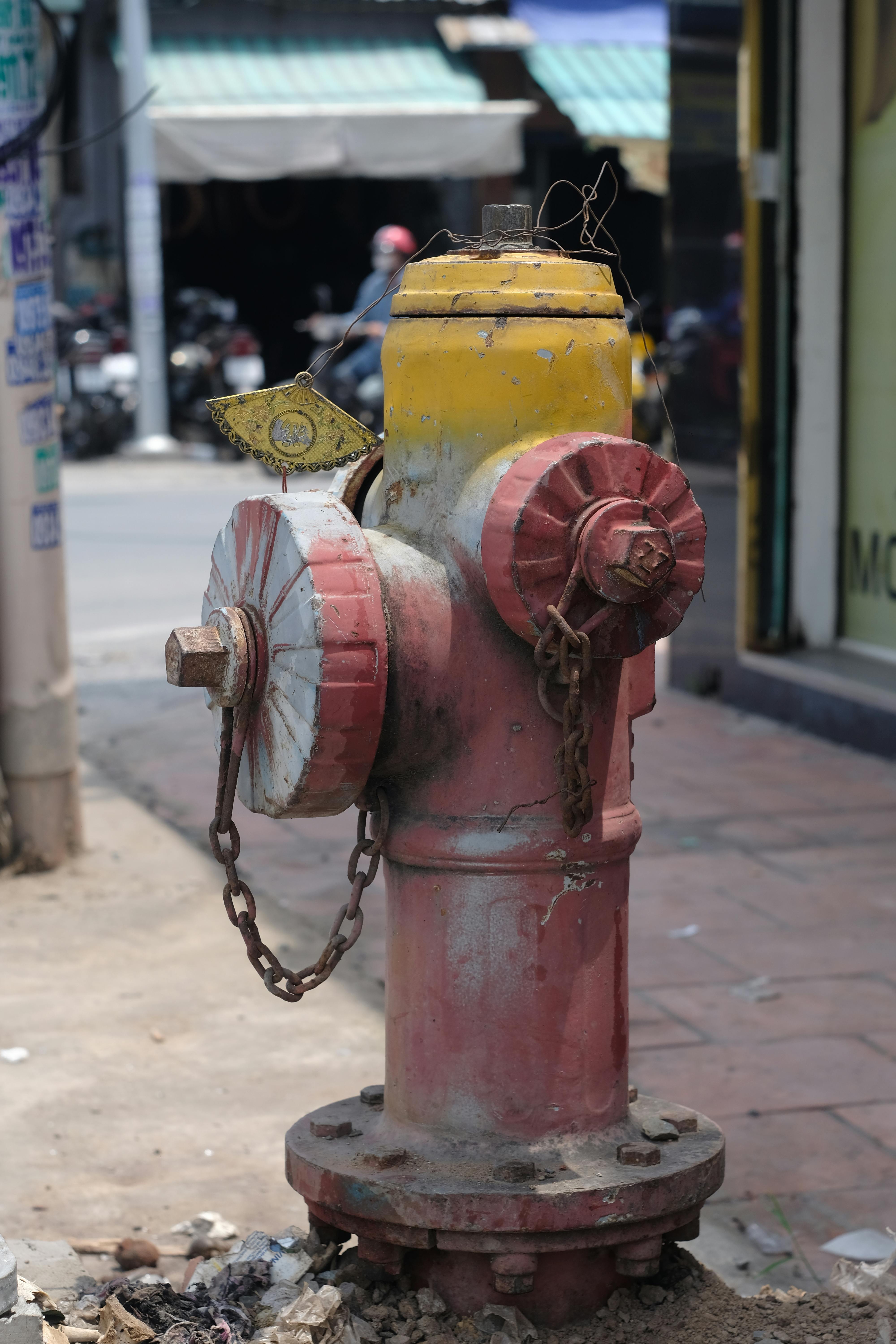 Red Box with Fire Hydrant · Free Stock Photo