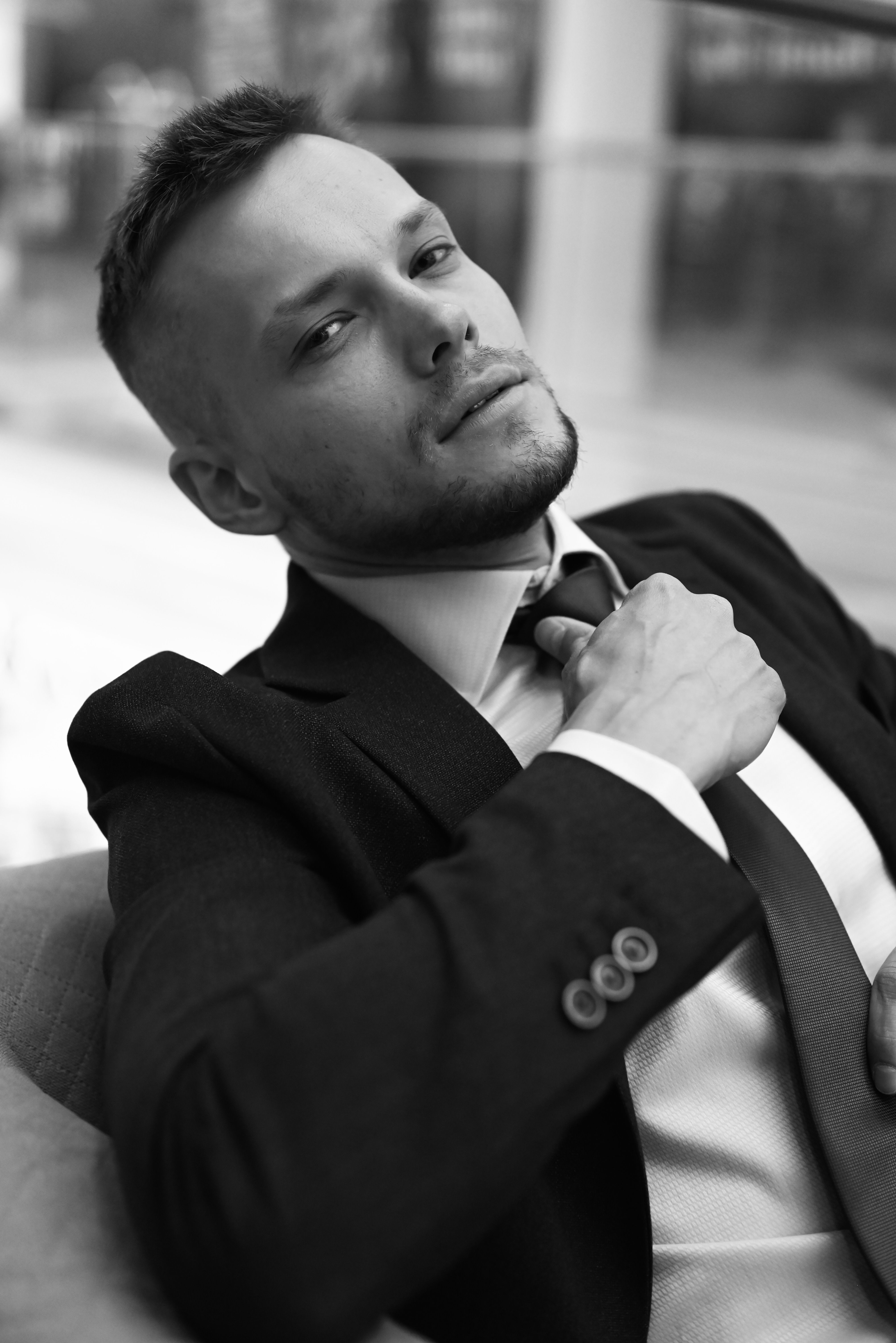 Elegant Man Wearing Necktie · Free Stock Photo
