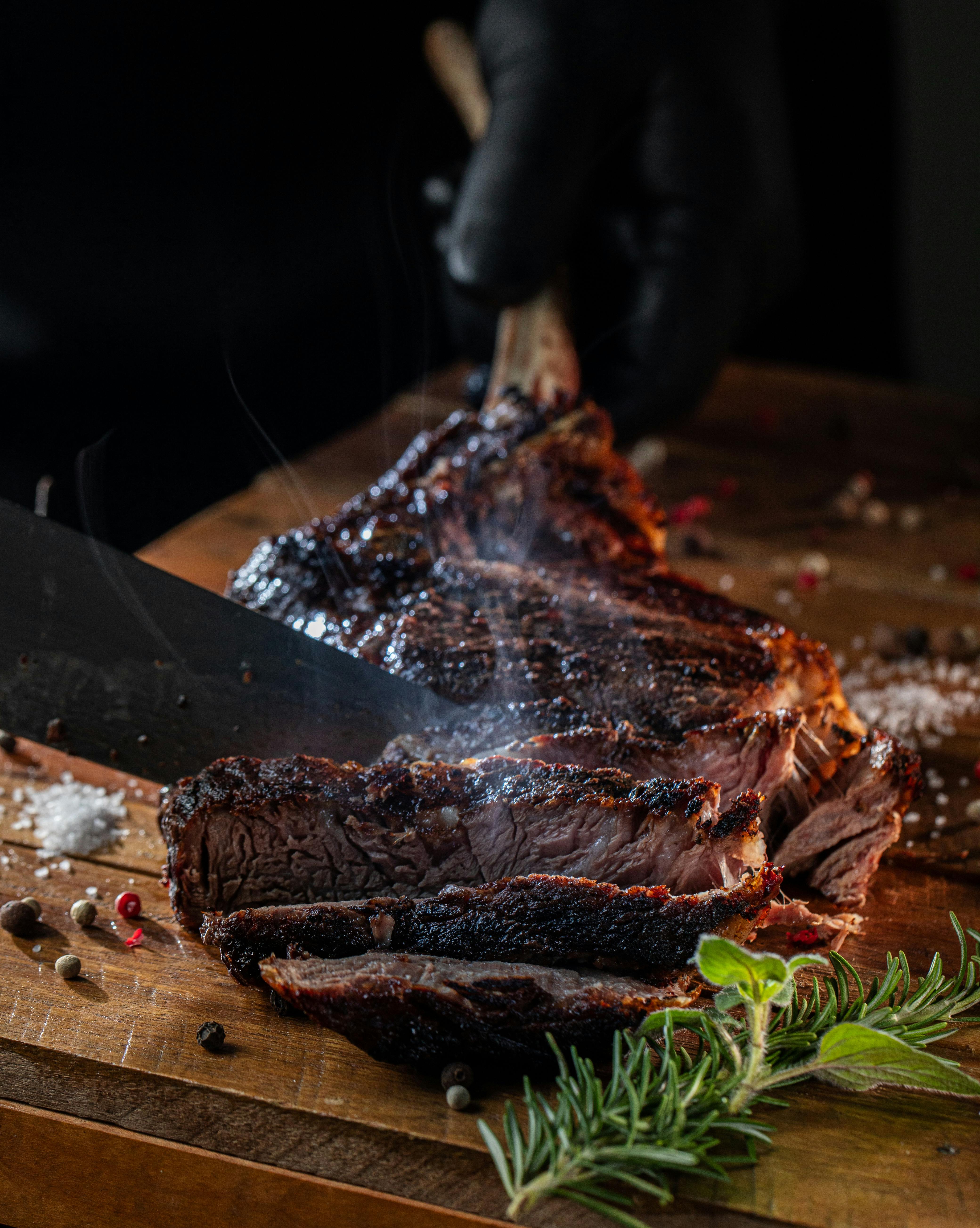 Close up of Cutting Meat · Free Stock Photo