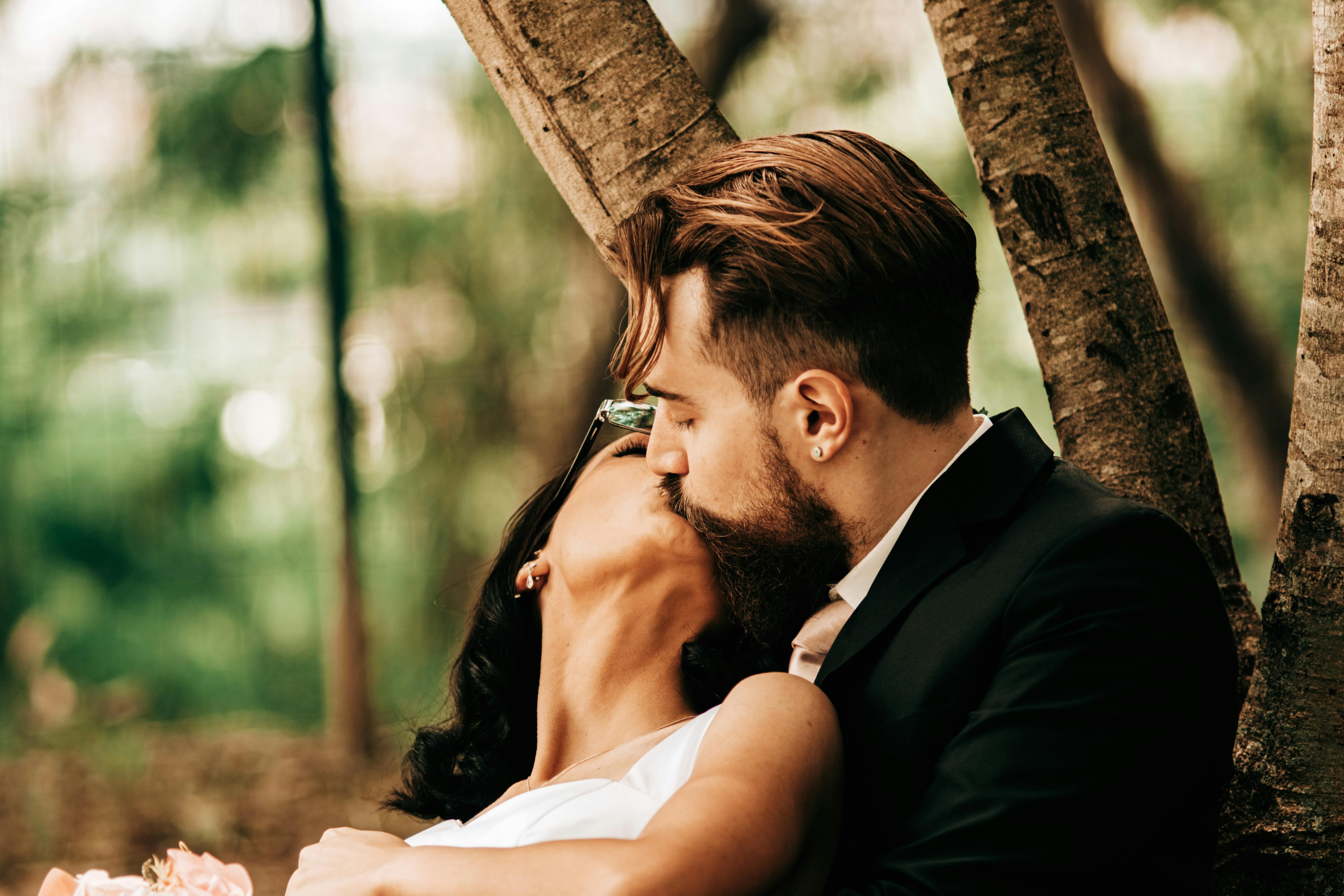 A Couple Kissing Each Other · Free Stock Photo