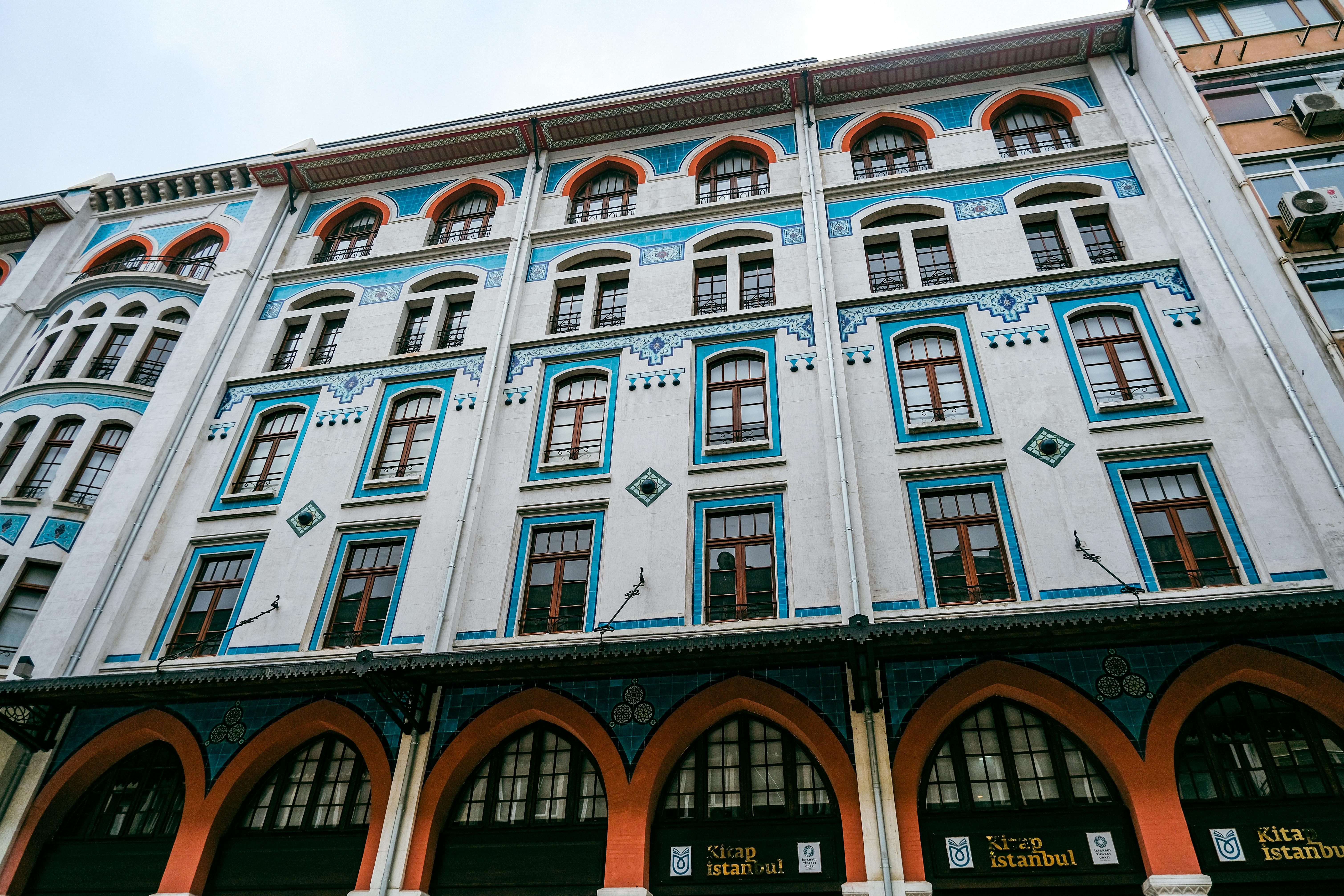 Low Angle Shot of the Liman Hani Building in Istanbul, Turkey · Free ...