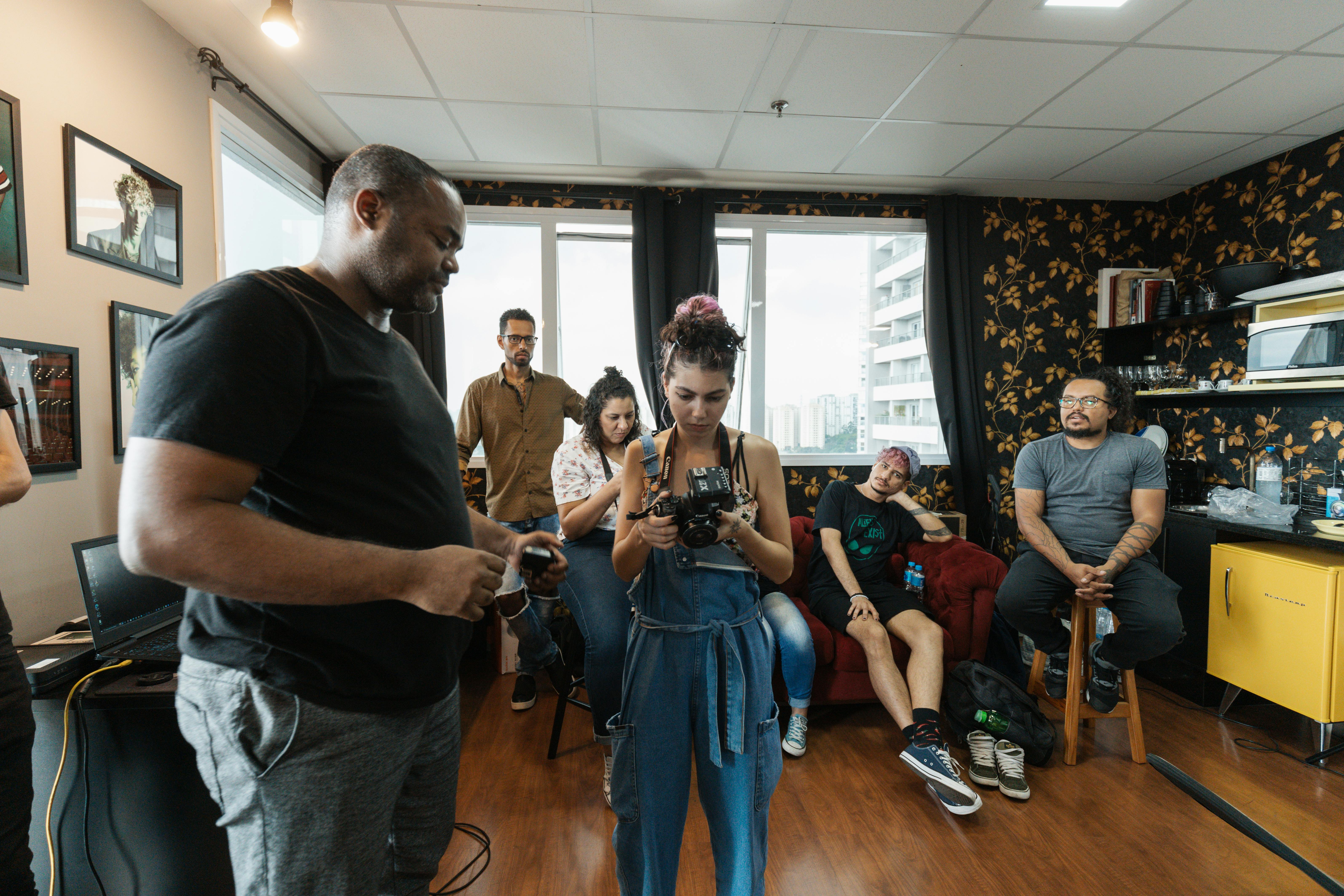 People in a Photo Studio · Free Stock Photo