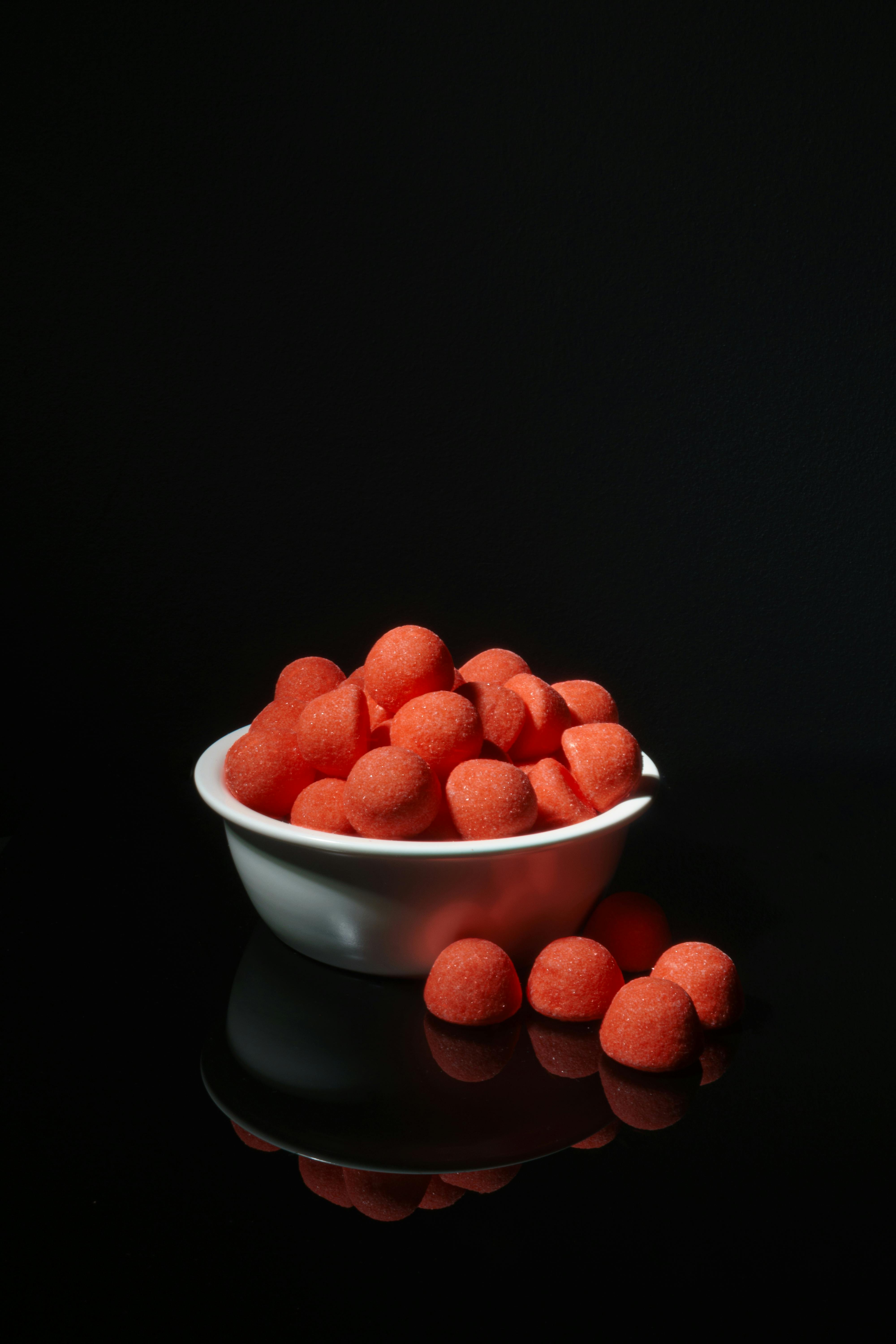 A Bowl of Fraise Tagada Candy · Free Stock Photo