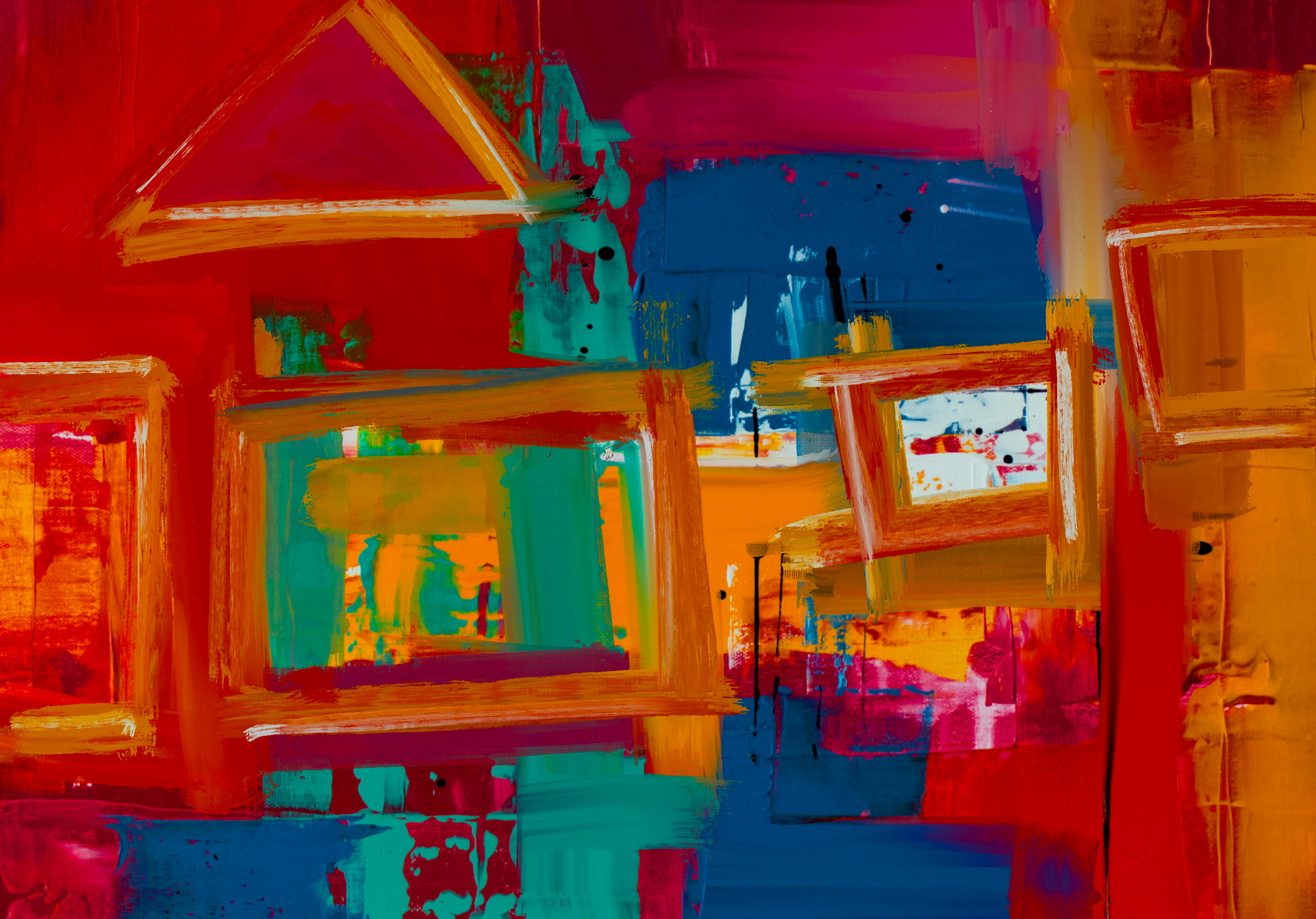 Modern Abstract Painting · Free Stock Photo