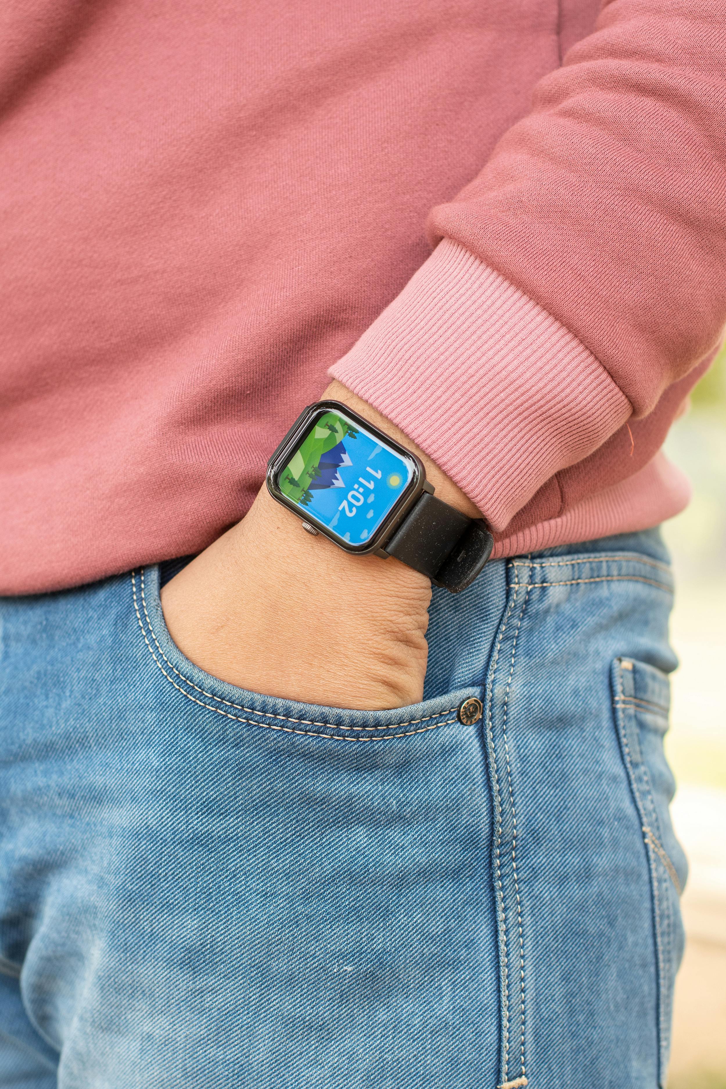 Person Wearing Black Smartwatch · Free Stock Photo