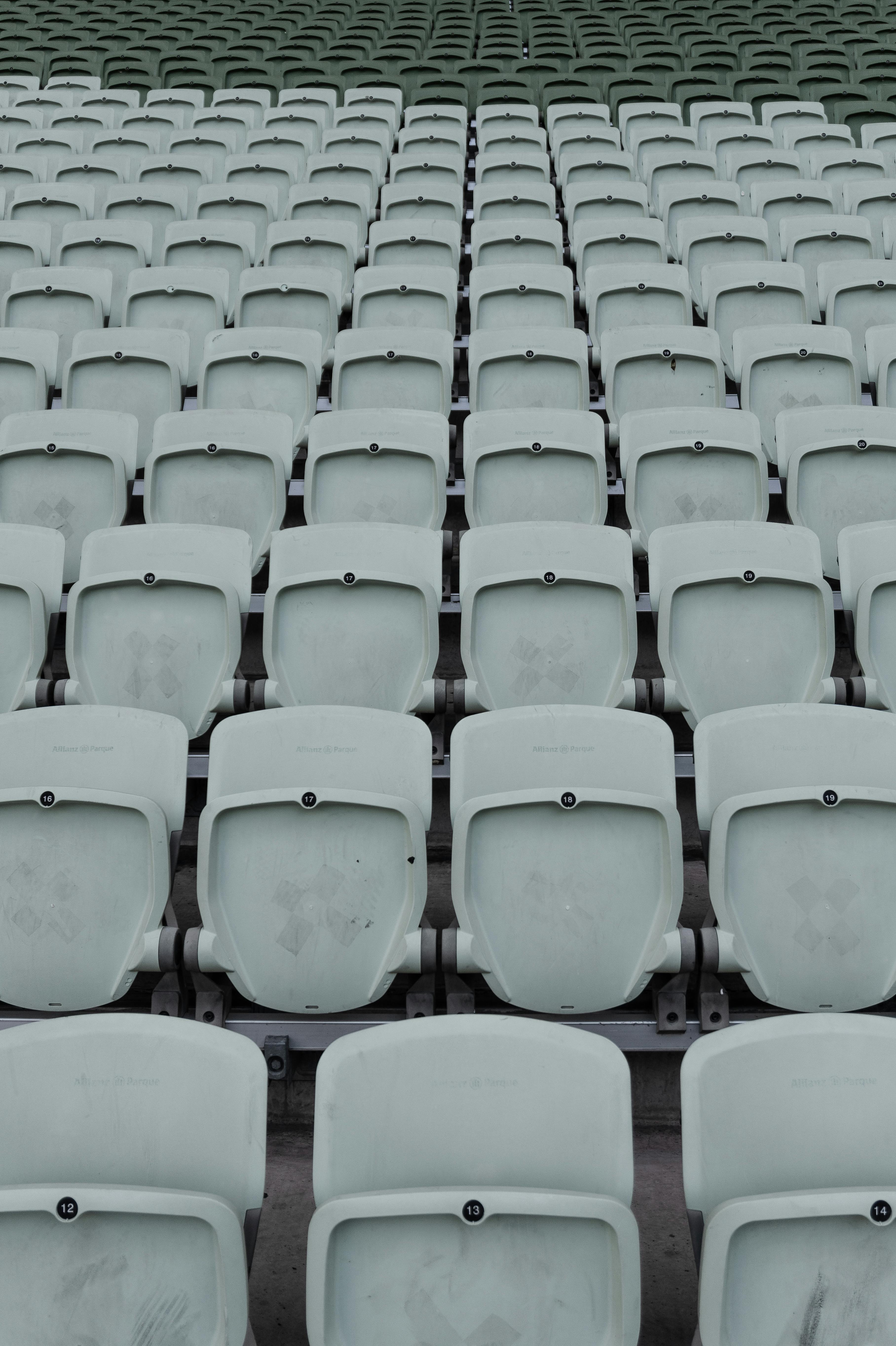 White Stadium Seats · Free Stock Photo