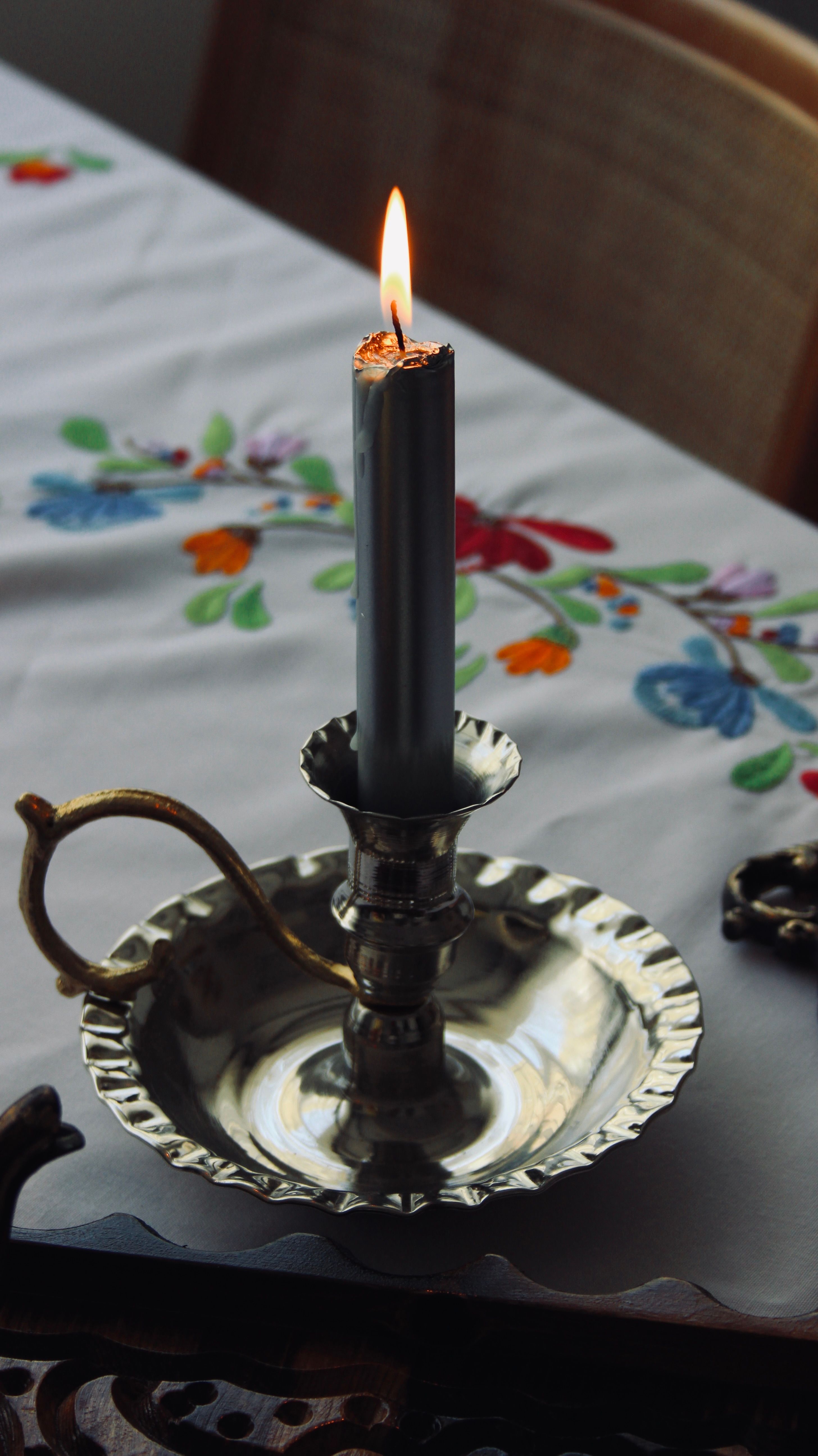 White Lighted Candles · Free Stock Photo