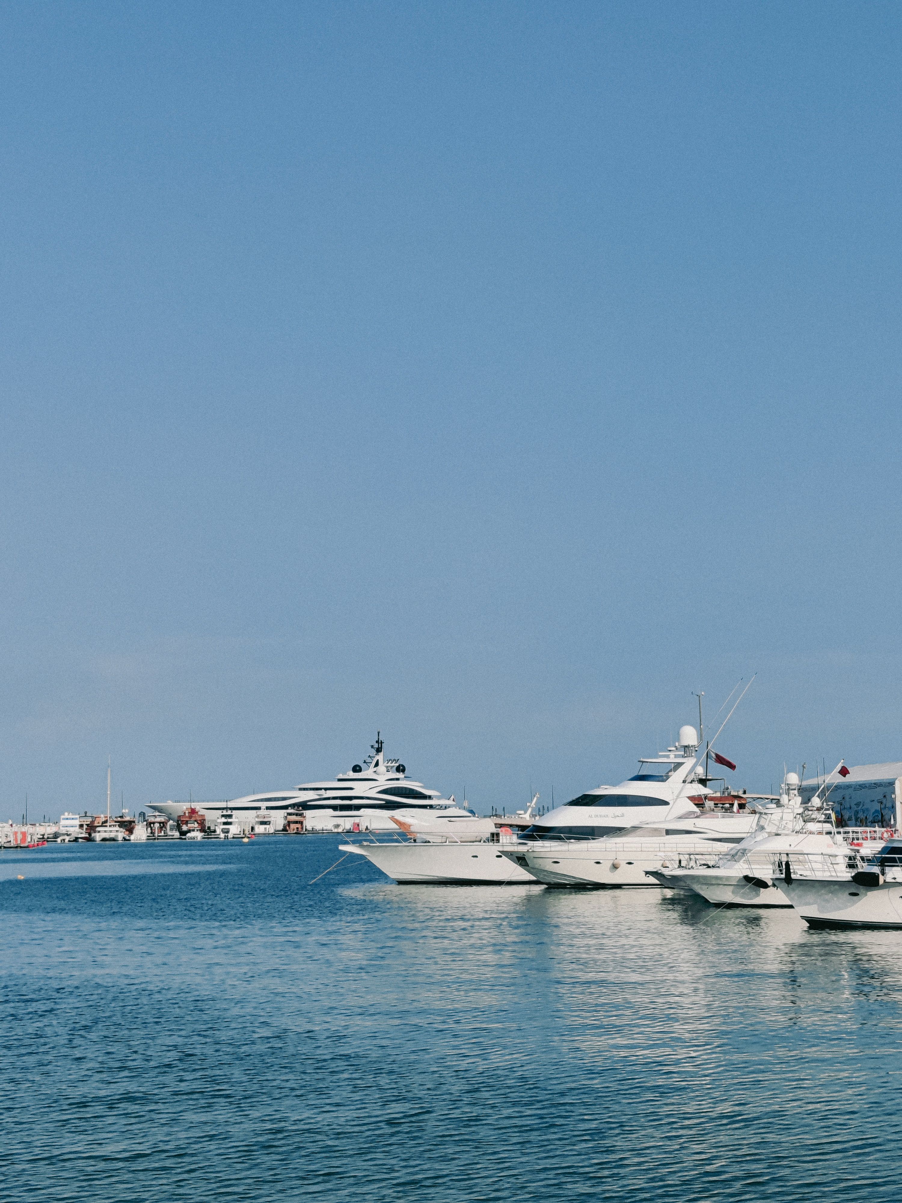 White Boats on Water · Free Stock Photo