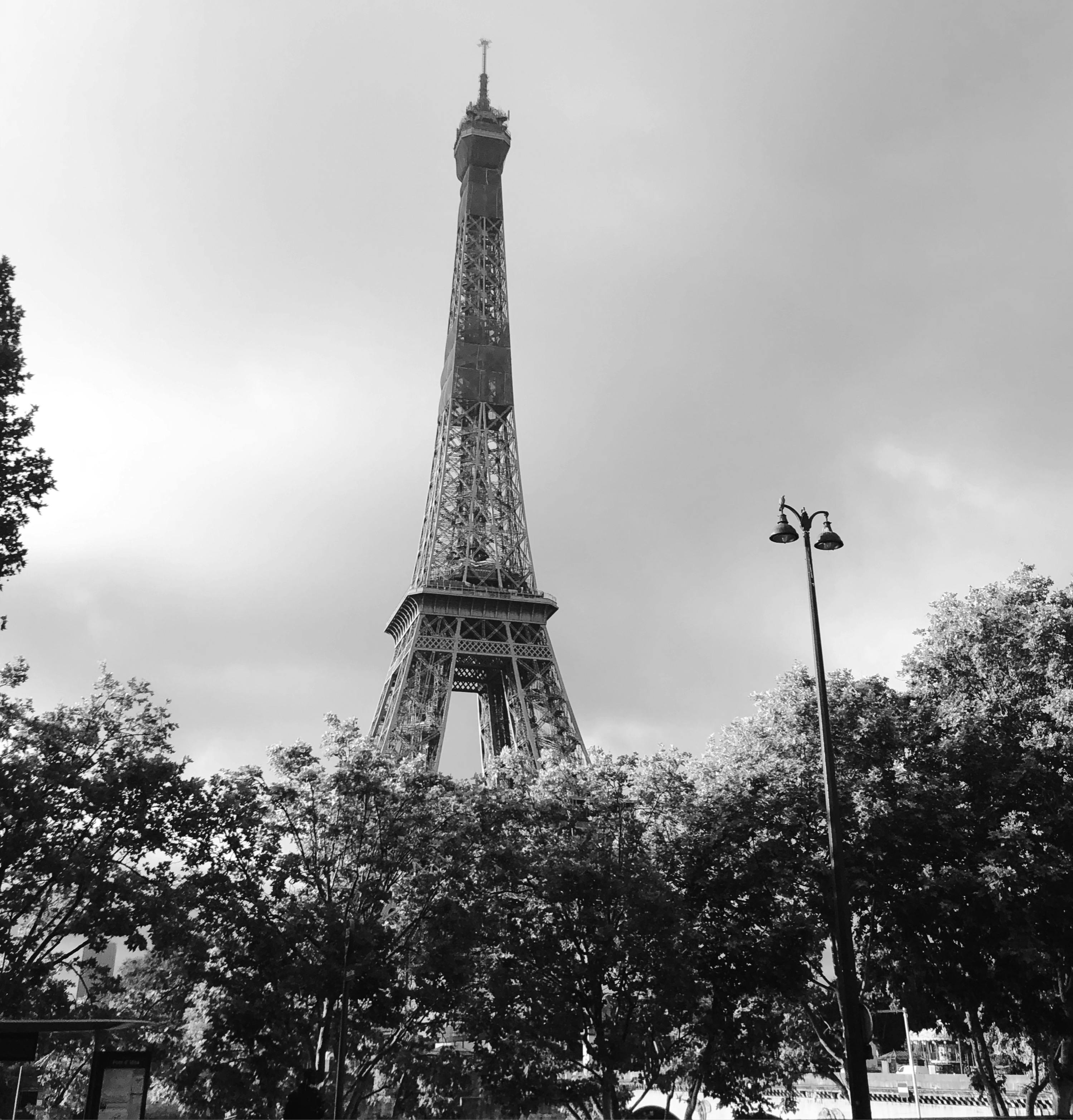 Low Angle Shot of the Eiffel Tower · Free Stock Photo