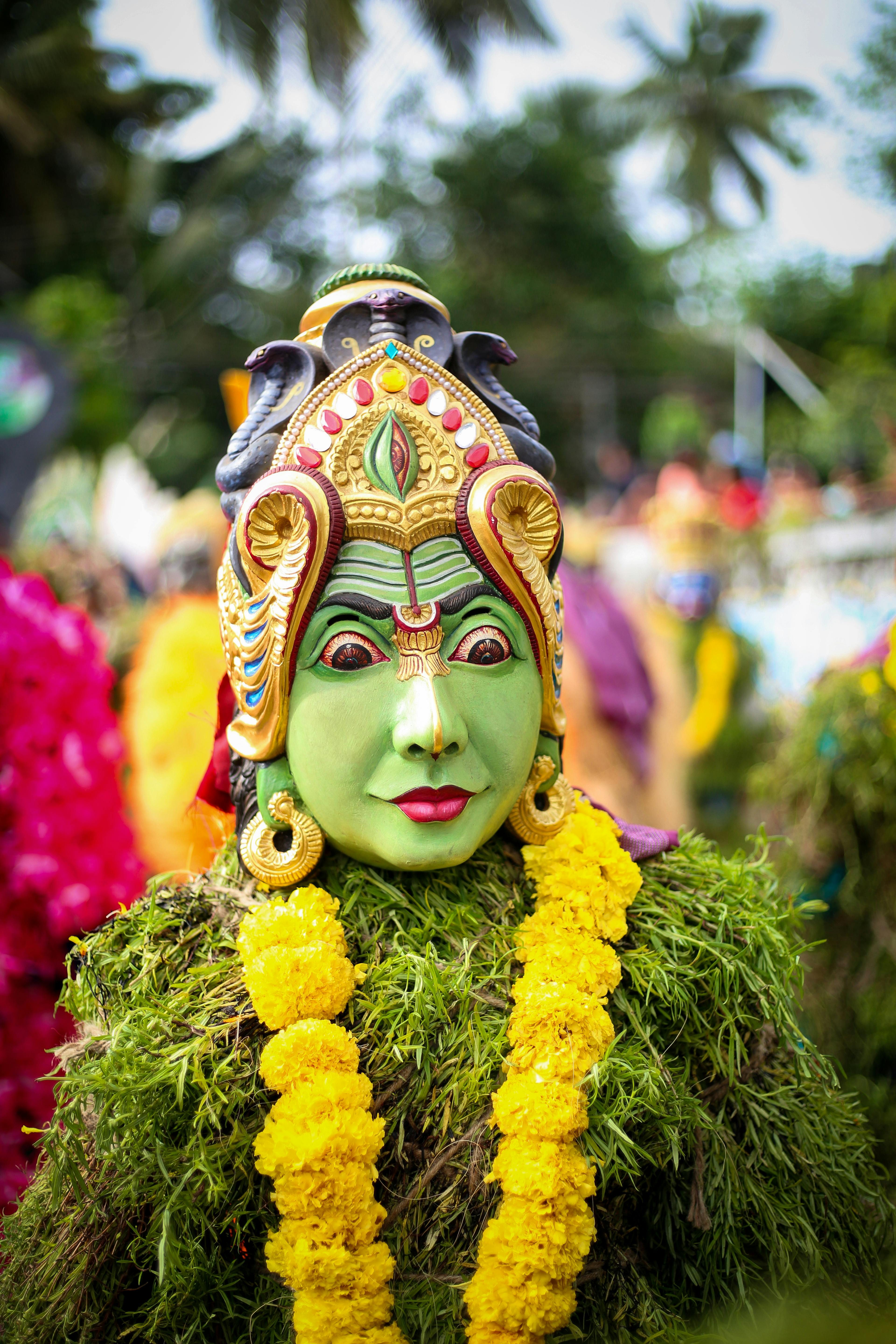 Person Wearing a Ritual Costume · Free Stock Photo