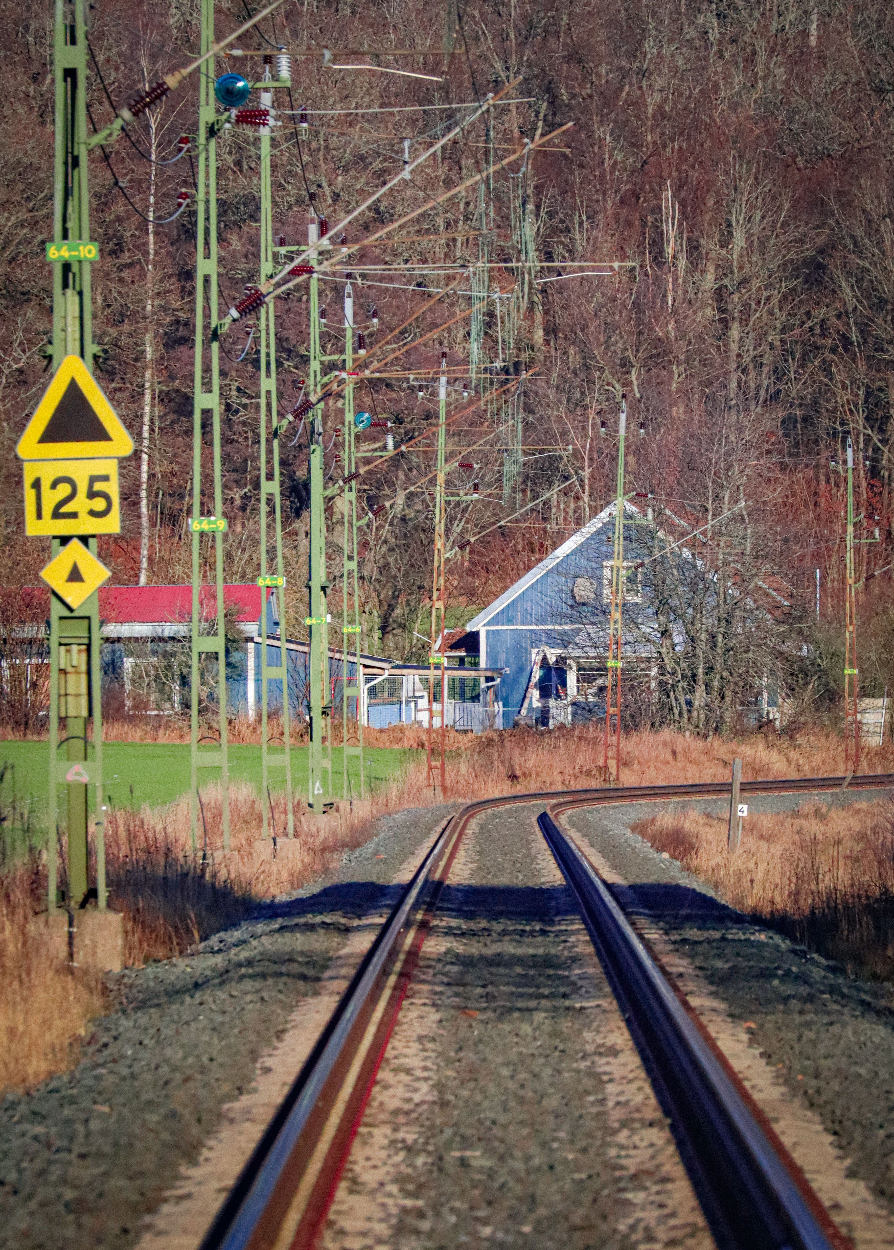 Train Track in Mountain Landscape · Free Stock Photo