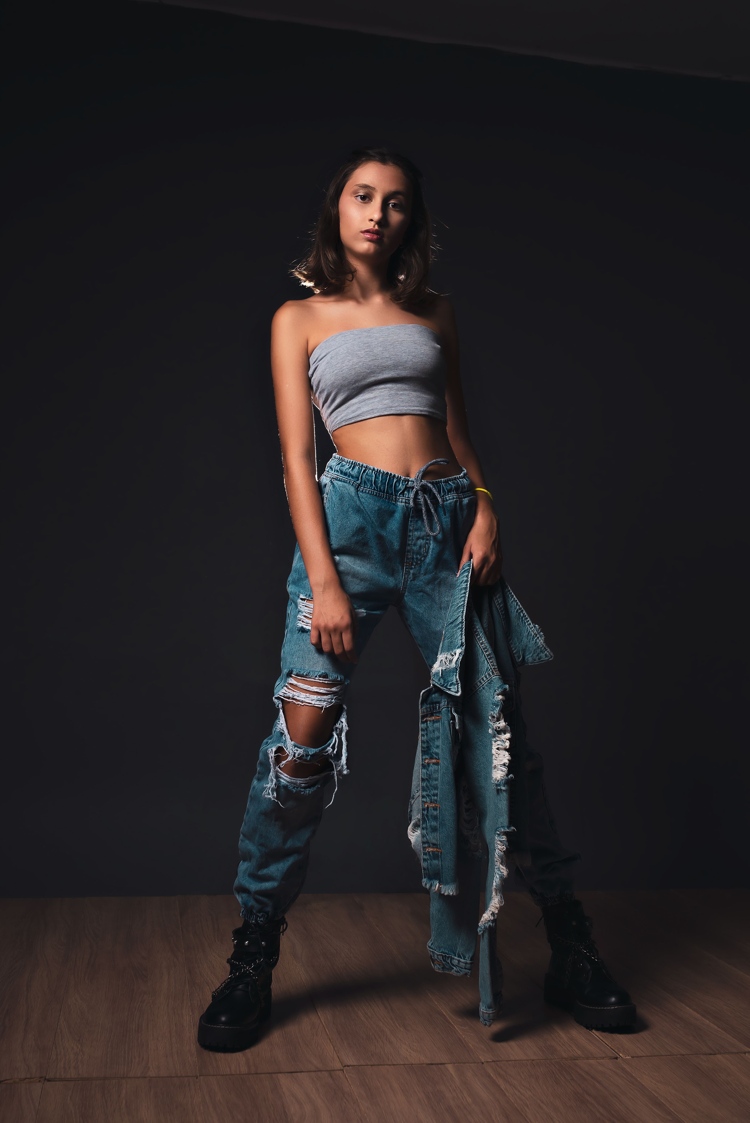 Girl Dressed in Denim · Free Stock Photo