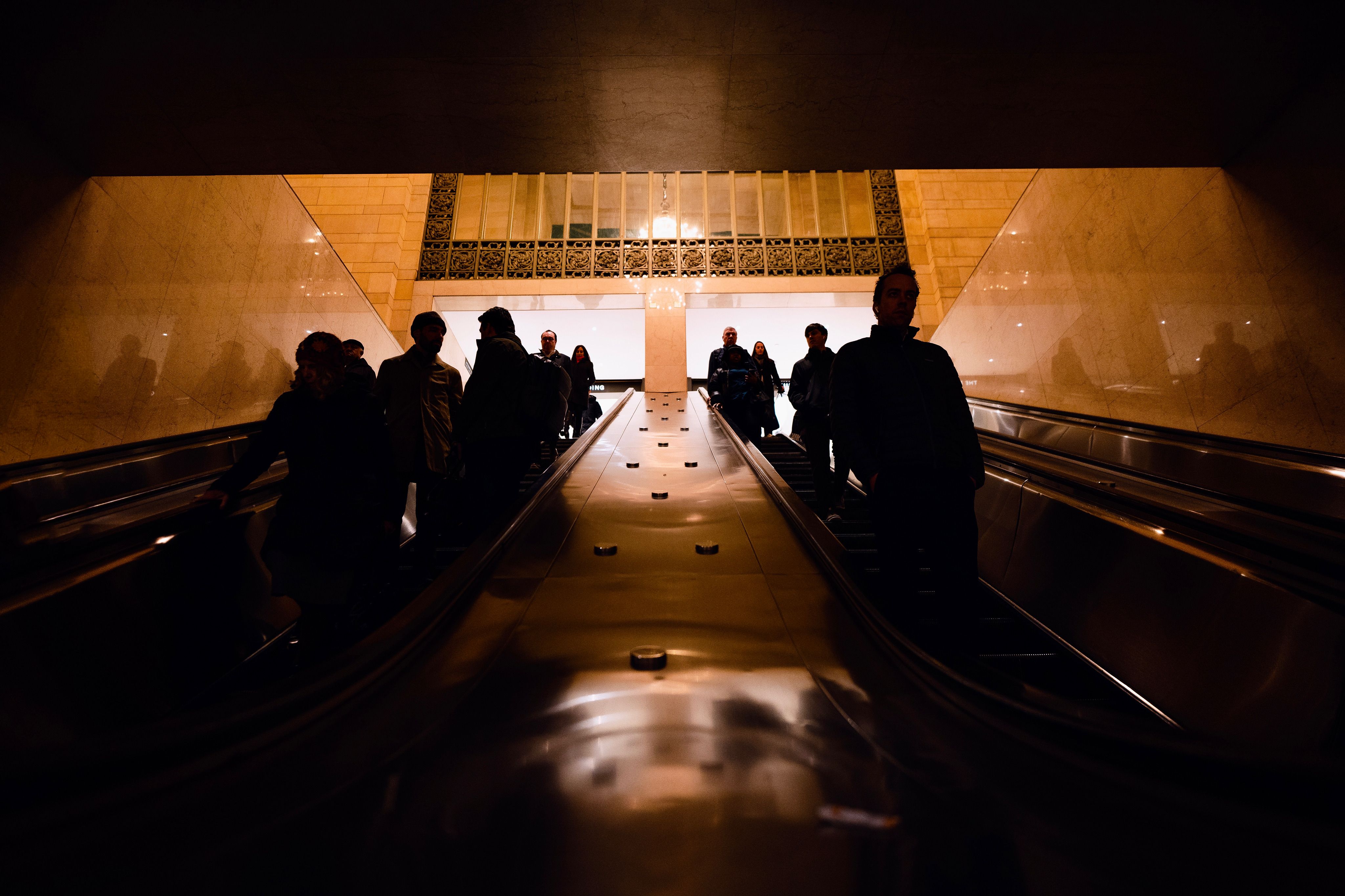 A People on the Escalator · Free Stock Photo
