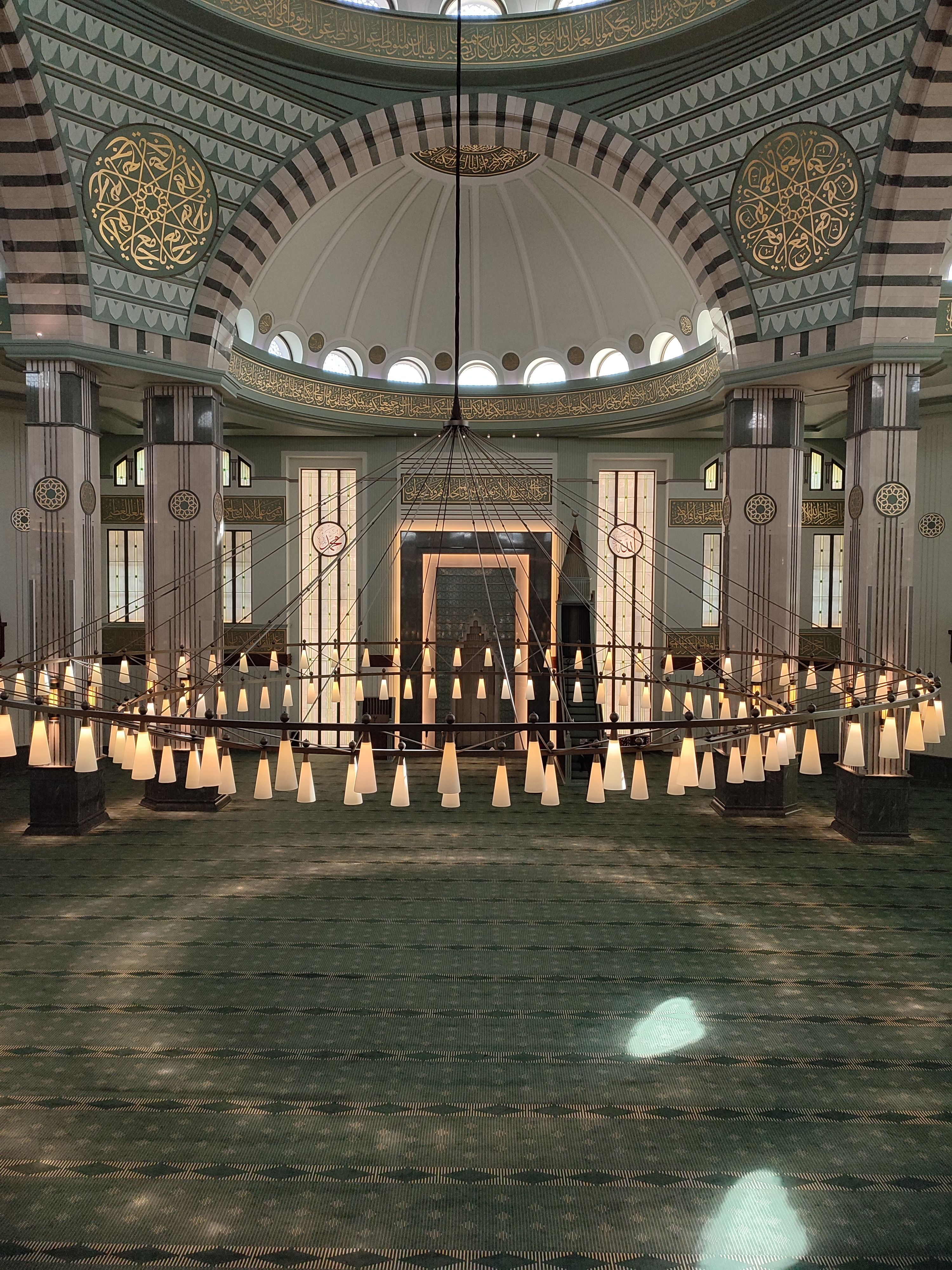 Ceiling of the Bestepe Millet Camii Mosque · Free Stock Photo