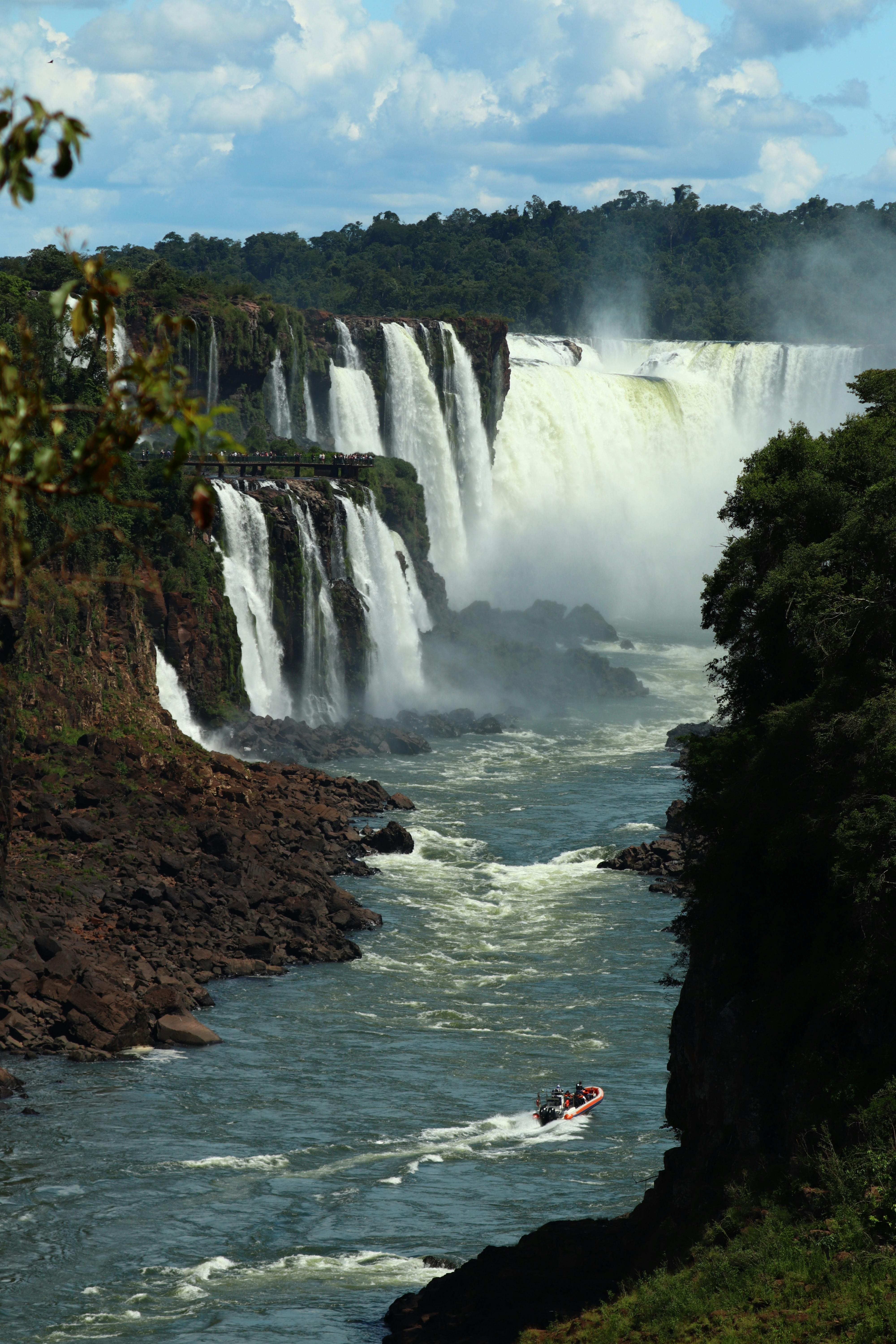 Scenic Landscape with a Waterfall · Free Stock Photo