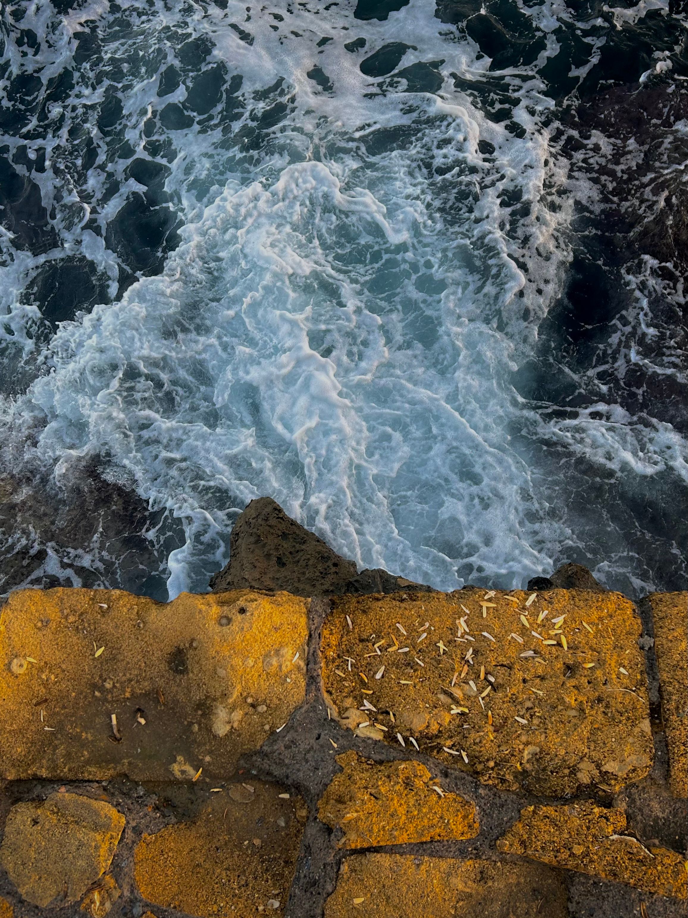 Stone Floor and Splashing Water · Free Stock Photo