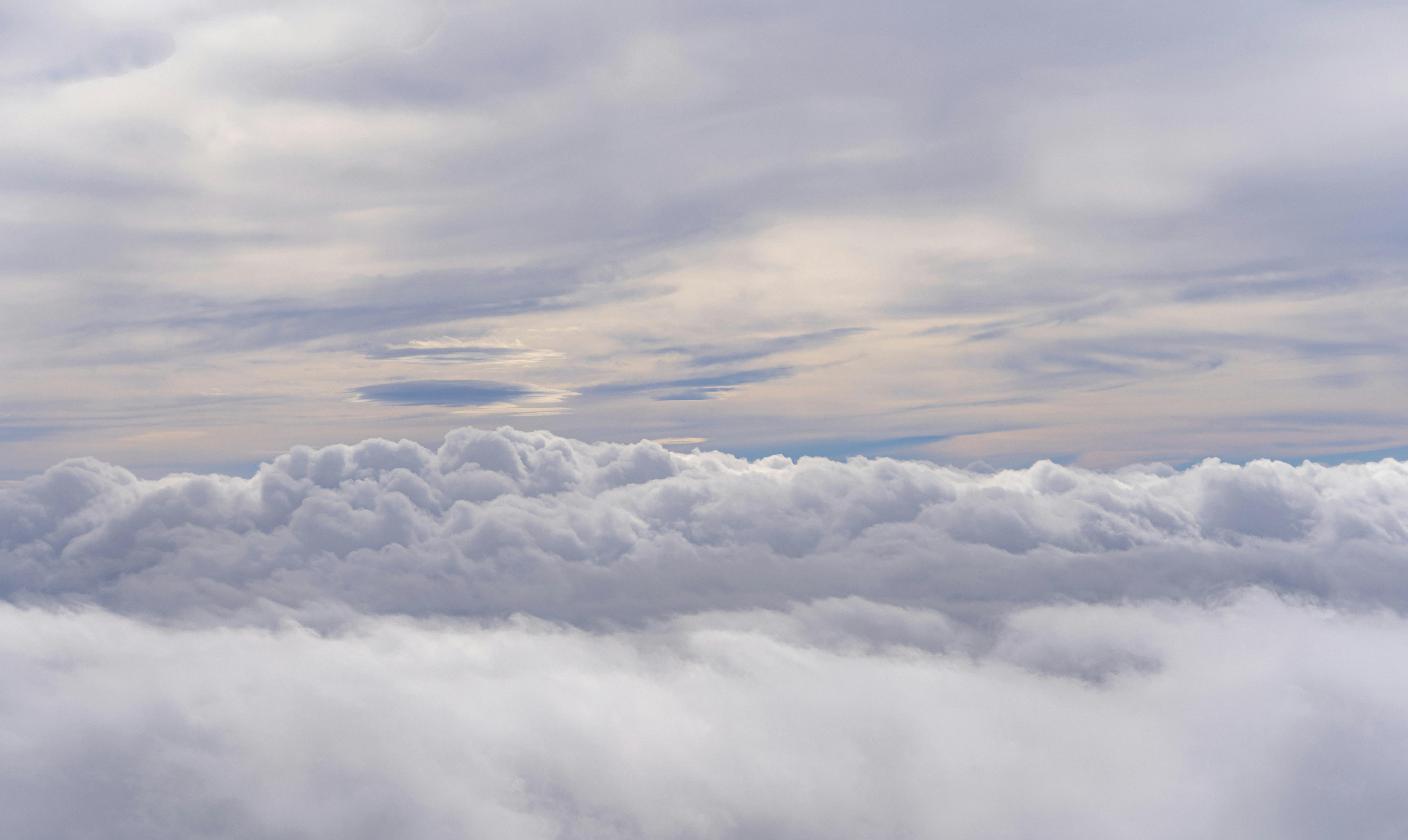 Bright White Clouds · Free Stock Photo