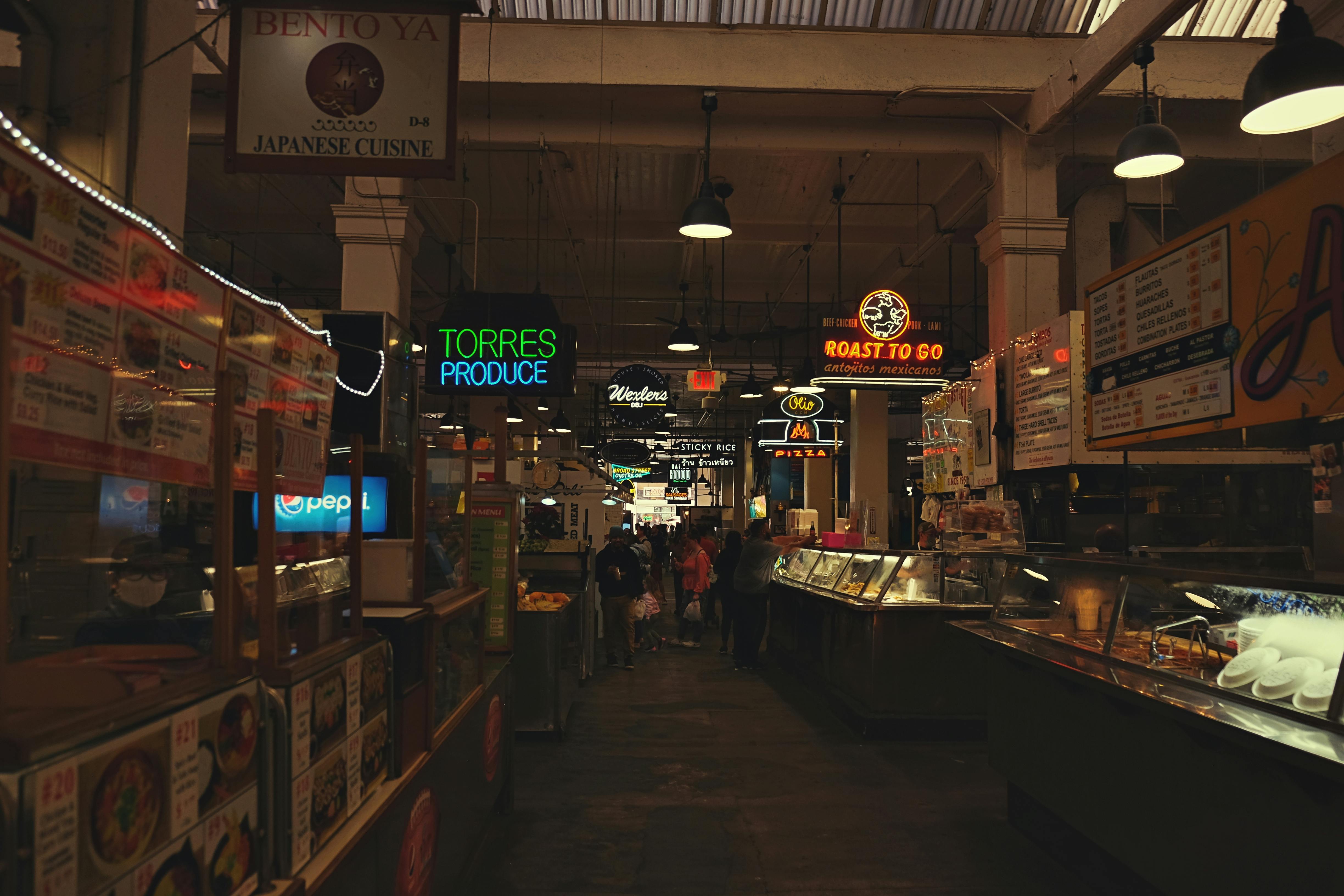 Interior of a Market · Free Stock Photo