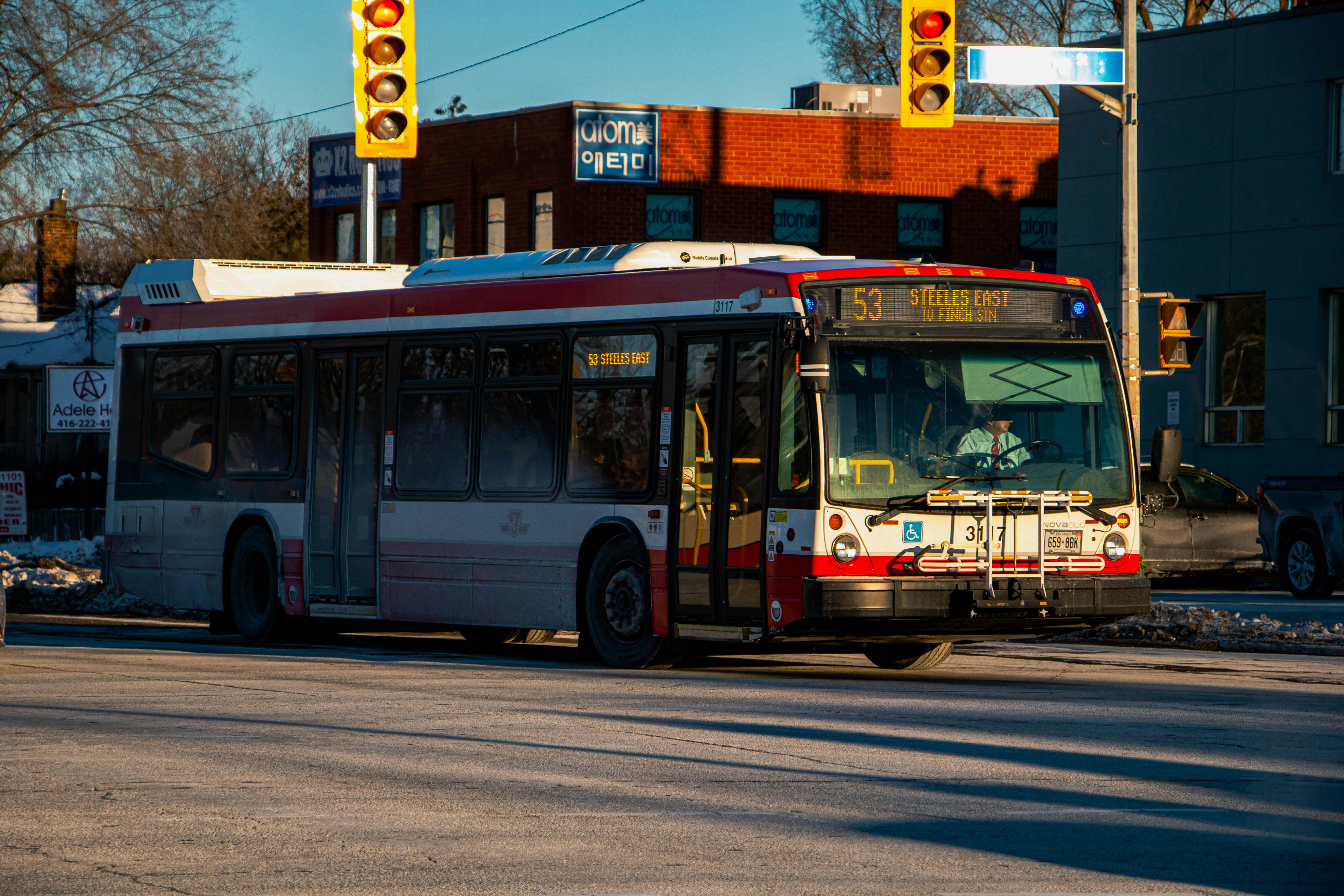 Bus on Street · Free Stock Photo