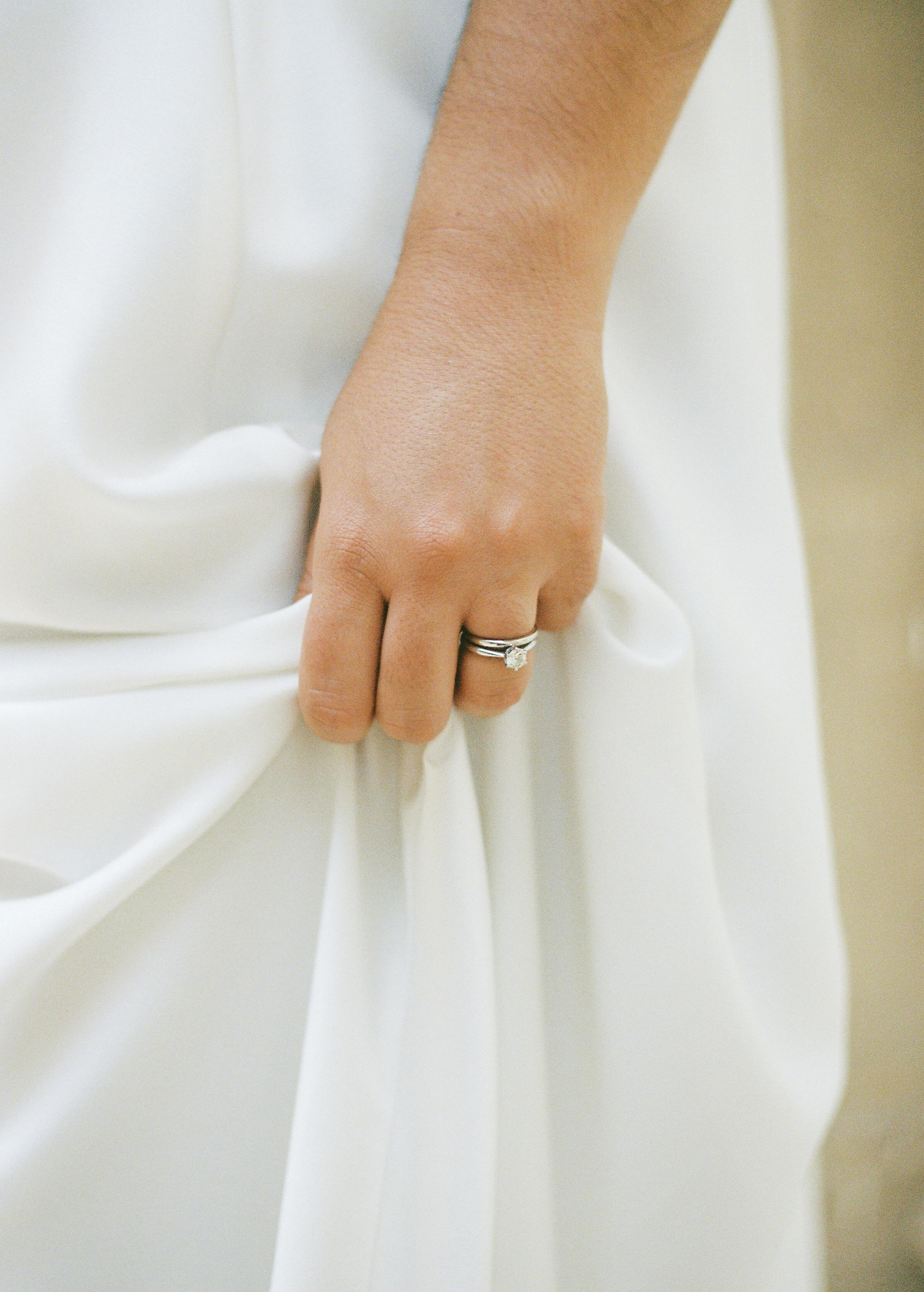 Hand Holding White Fabric · Free Stock Photo