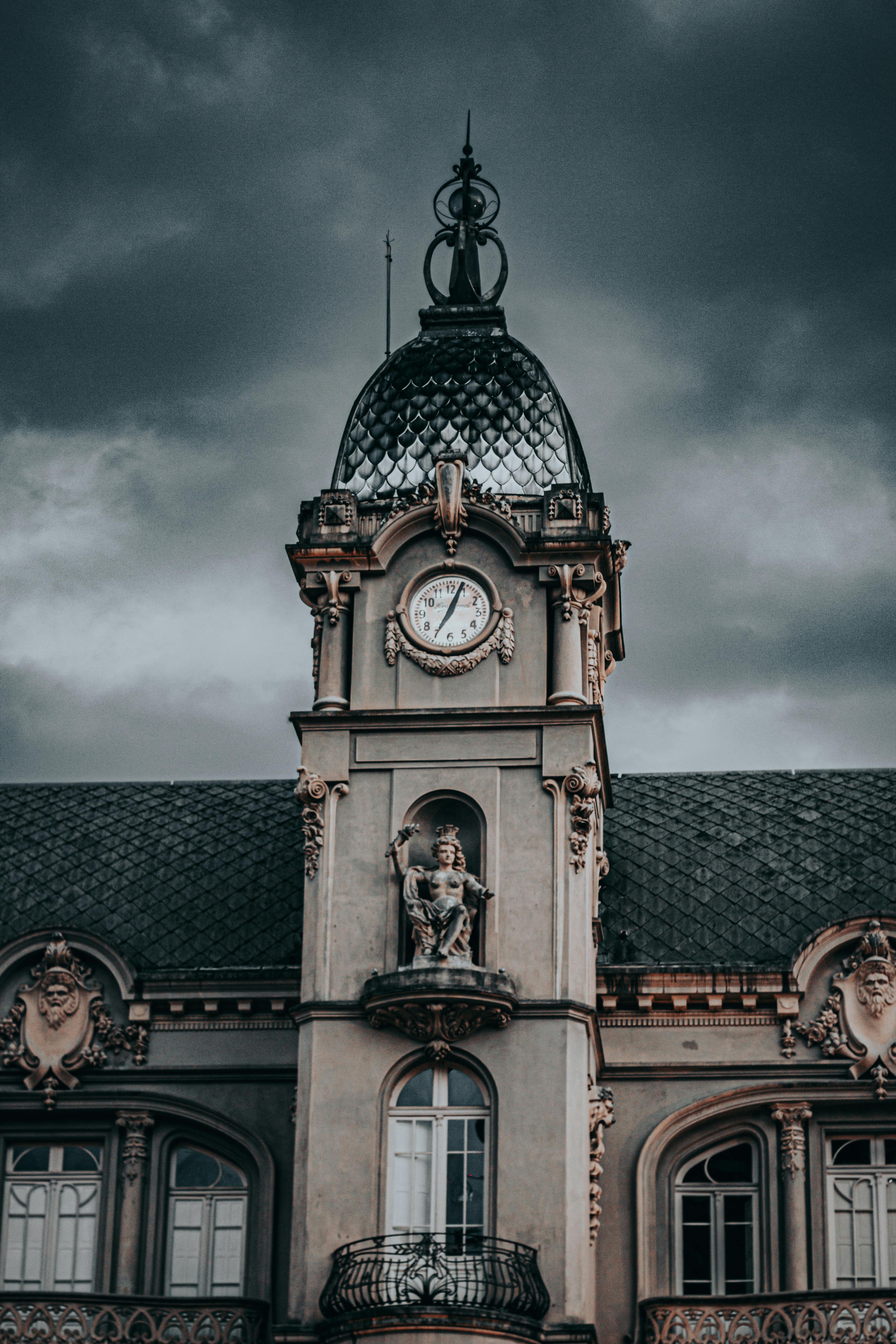 Ornamented Clock Tower · Free Stock Photo
