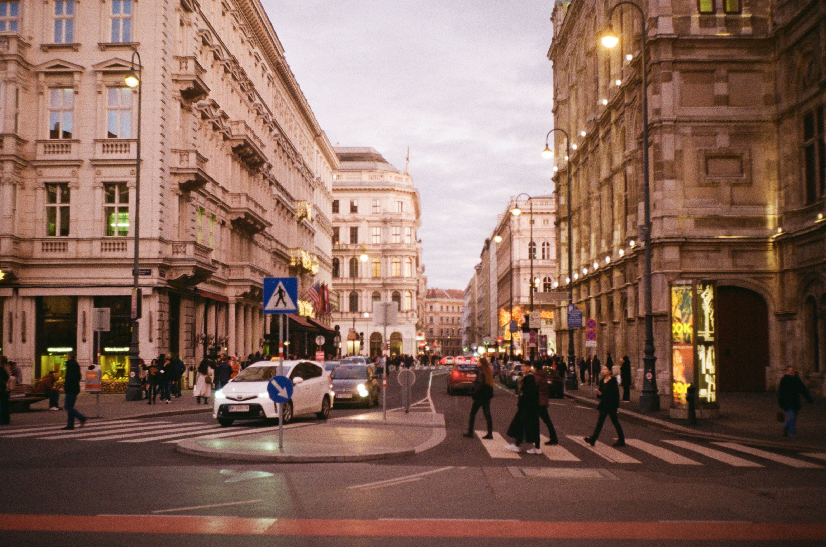 People Walking on a City Street · Free Stock Photo