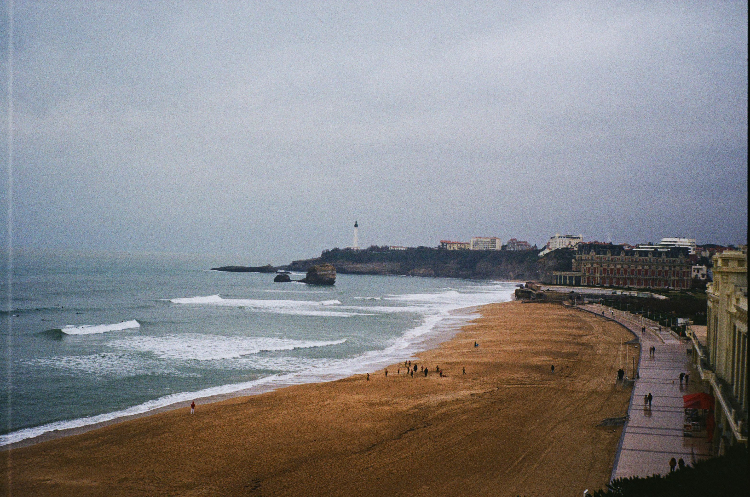 Photo of the Coastline with a Beach · Free Stock Photo