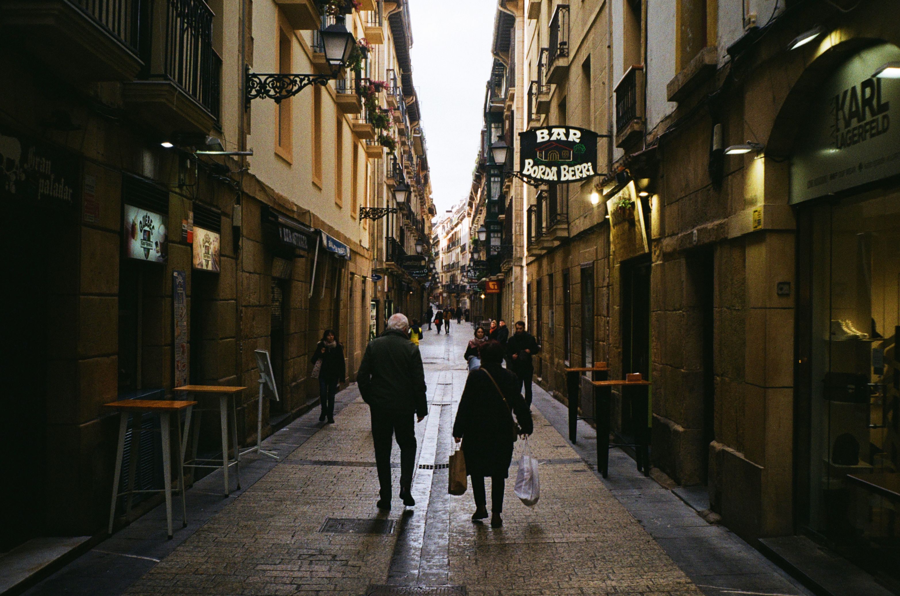 People and Scooters on Crowded Street · Free Stock Photo
