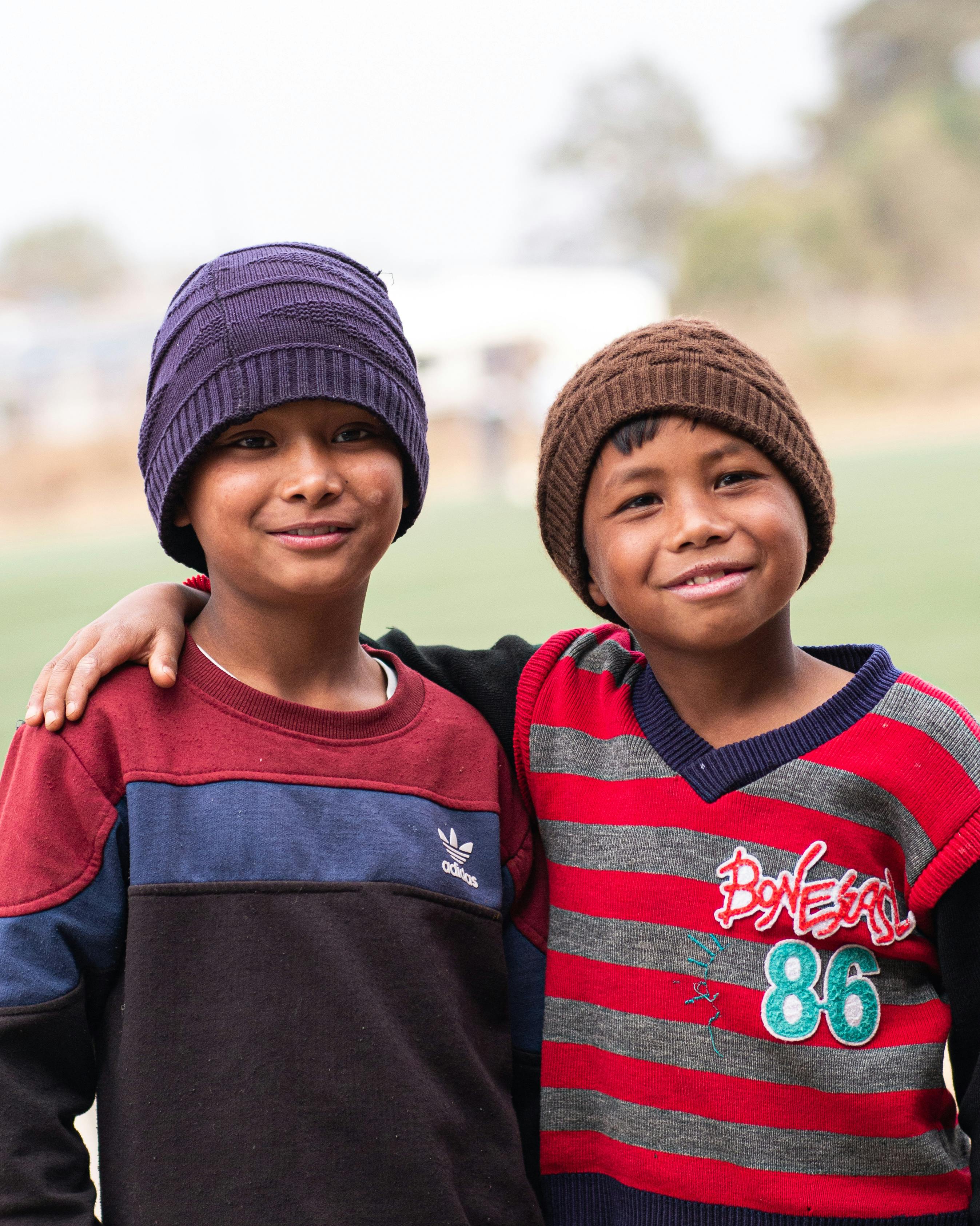 Boys Posing Together · Free Stock Photo