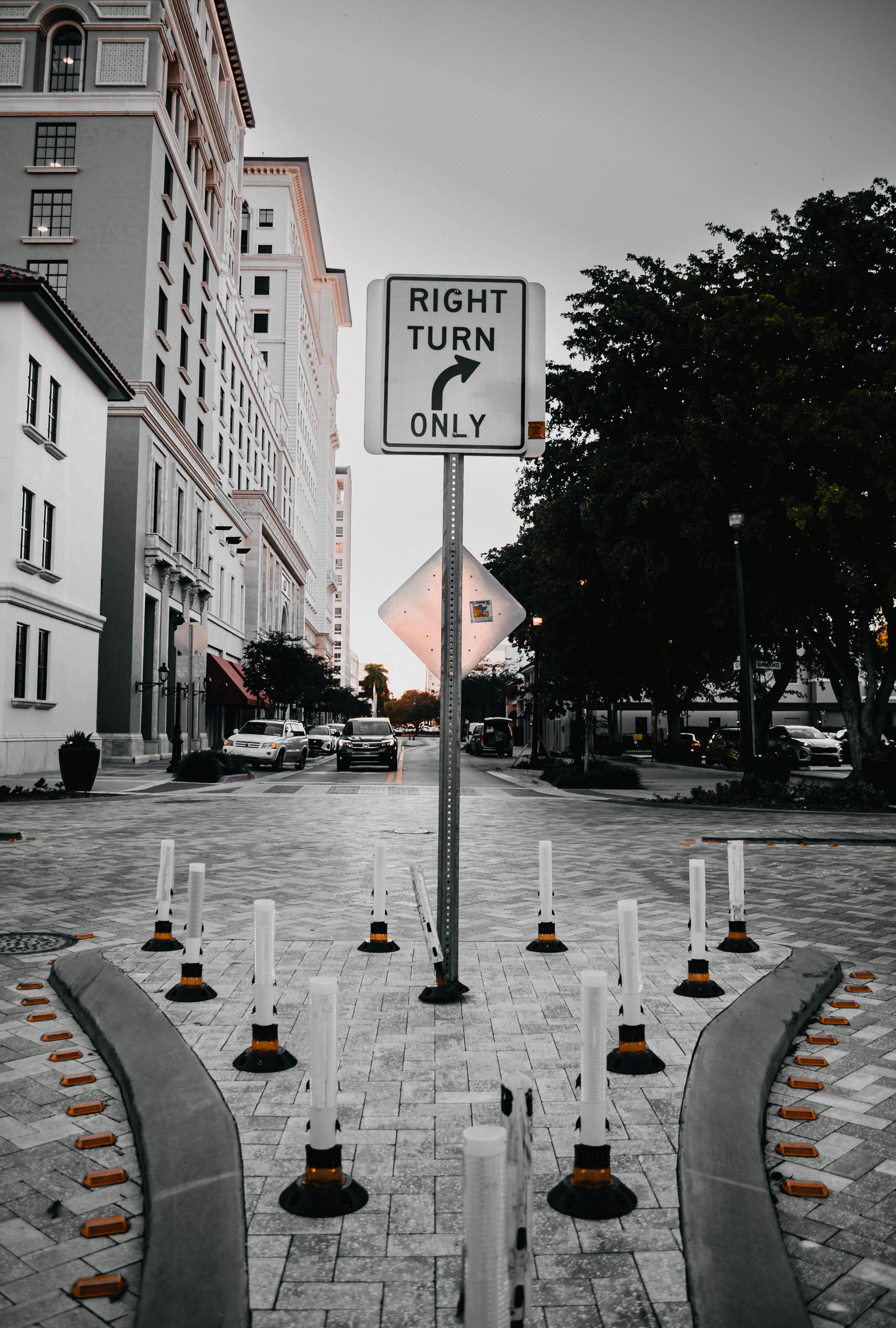Traffic Sign on the Street · Free Stock Photo
