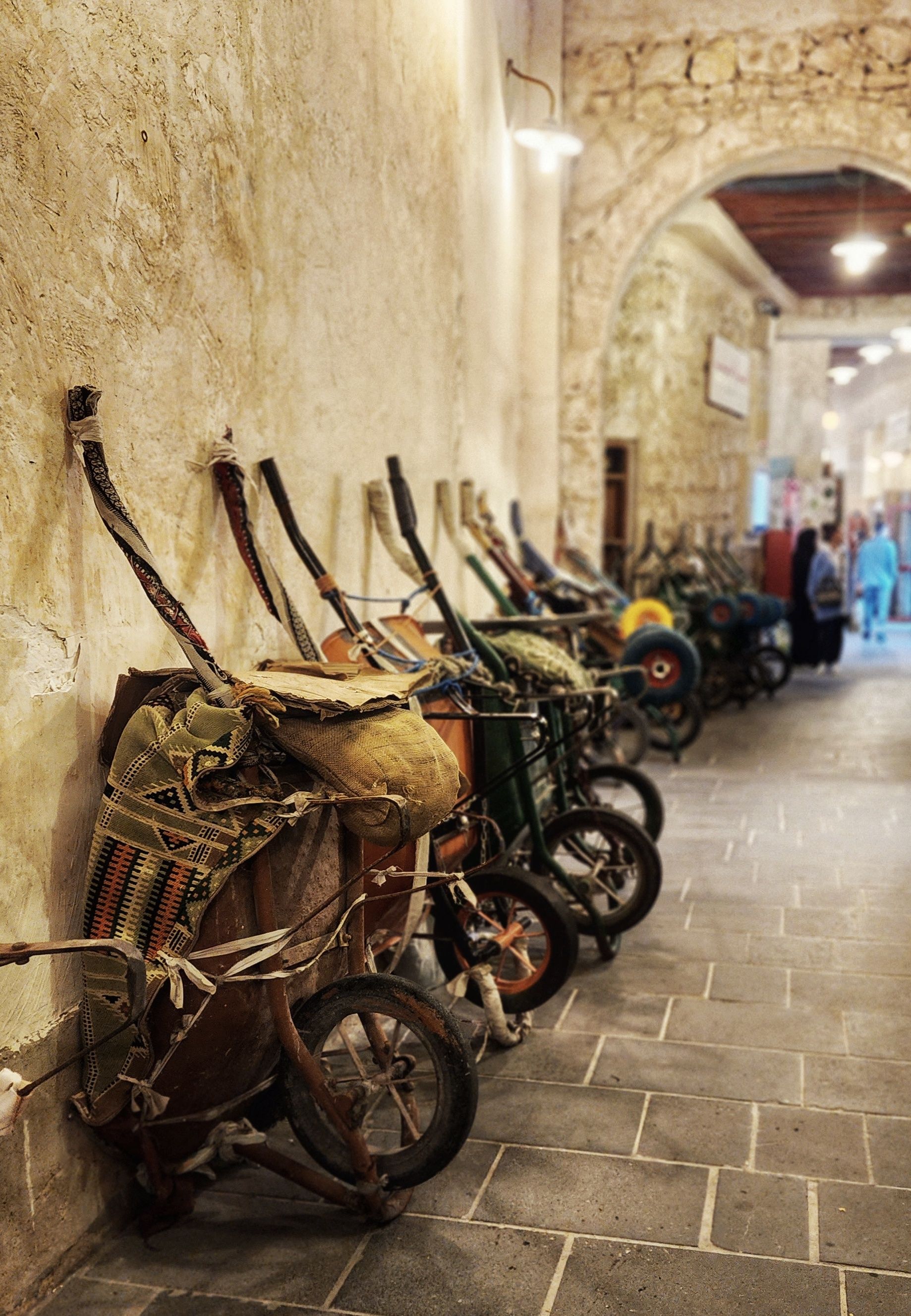 Wheelbarrows in a Room · Free Stock Photo