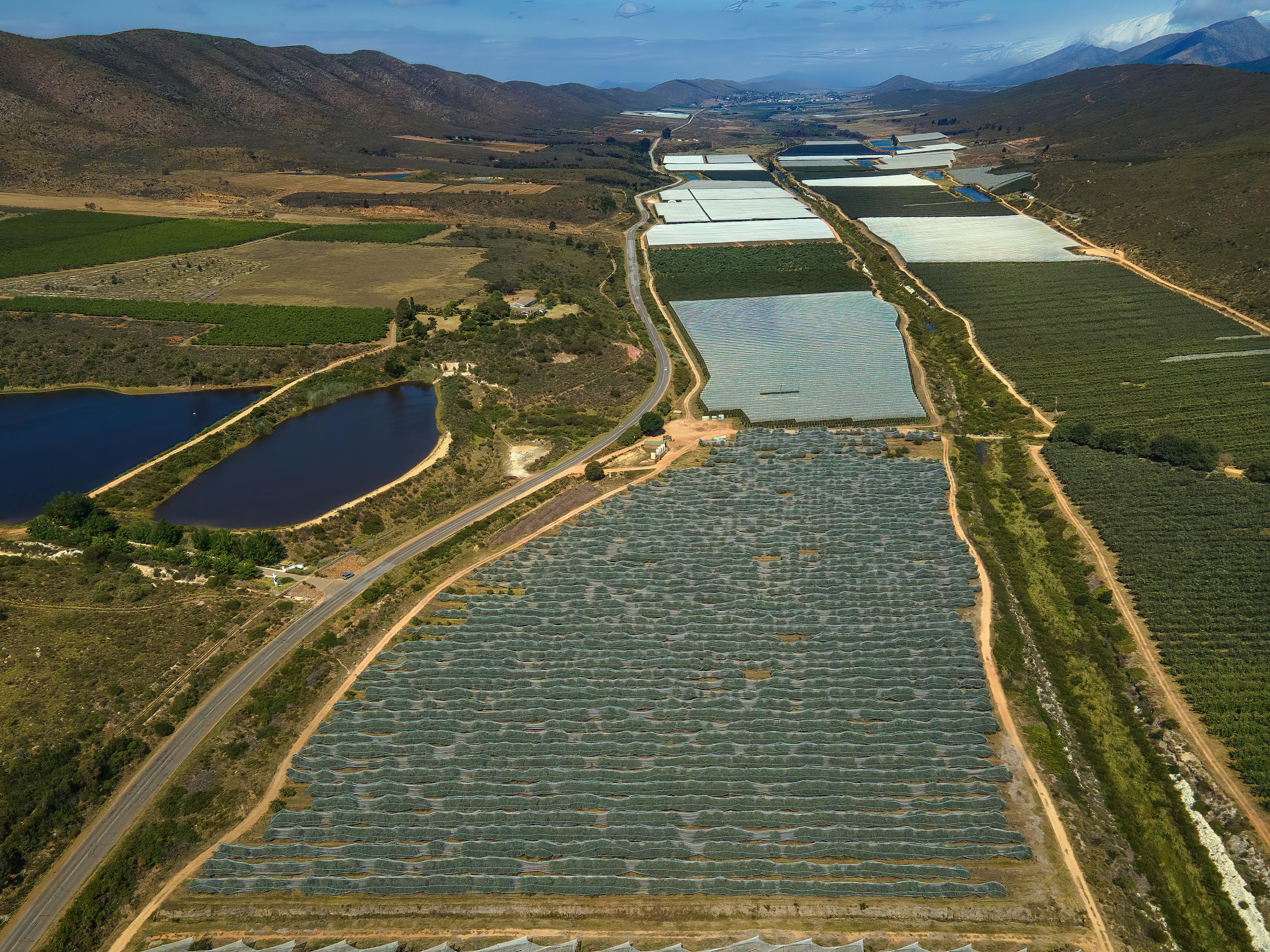 Bird's Eye View Of Farmland · Free Stock Photo